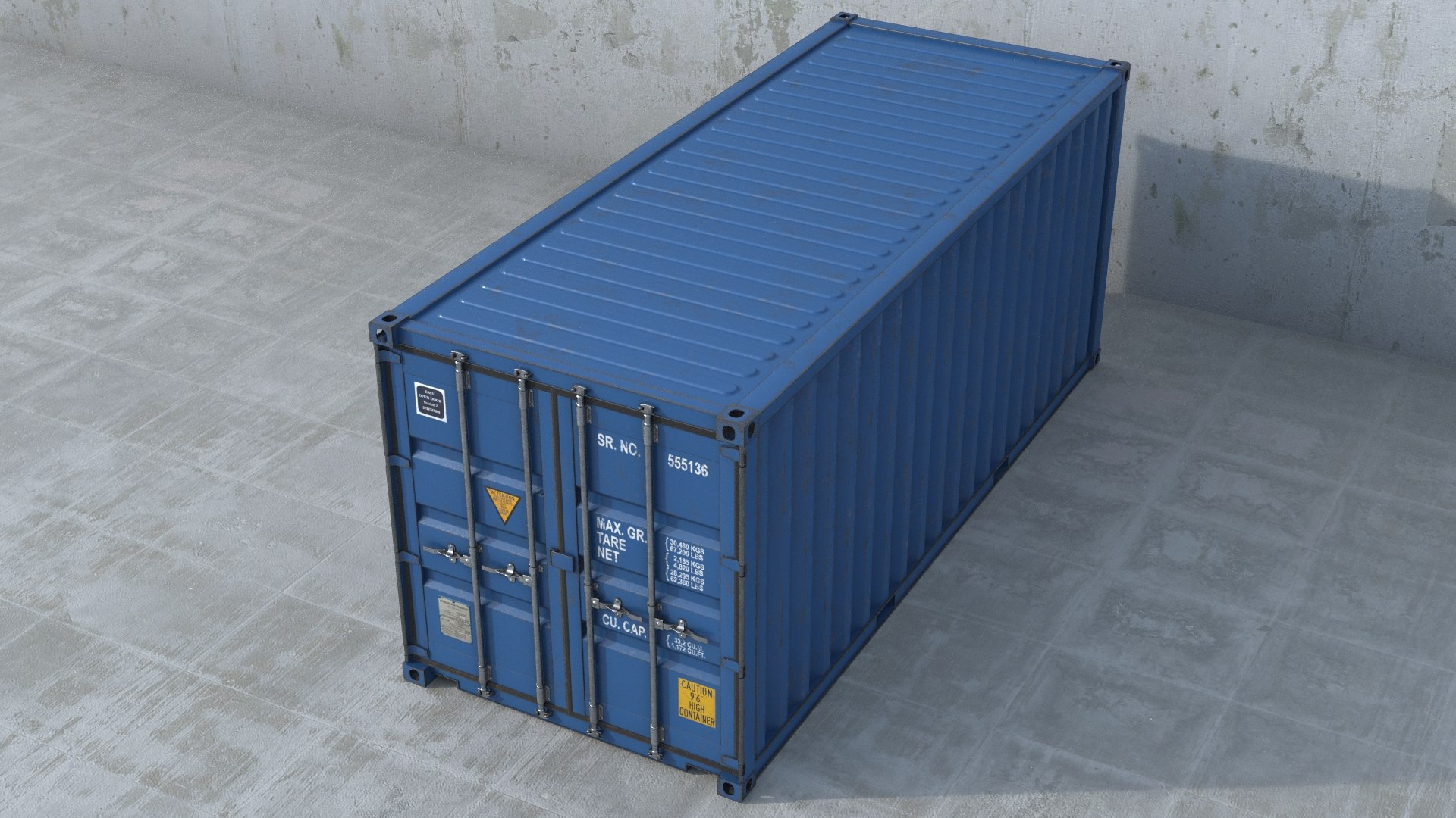 3 Cargo Containers UHD 3D model - TurboSquid 2060082