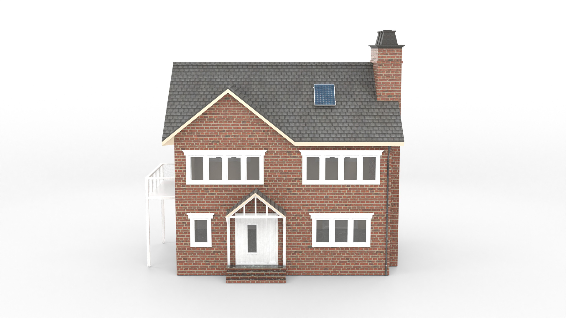 3D British House Design Collection - 12 Pieces - TurboSquid 2268929