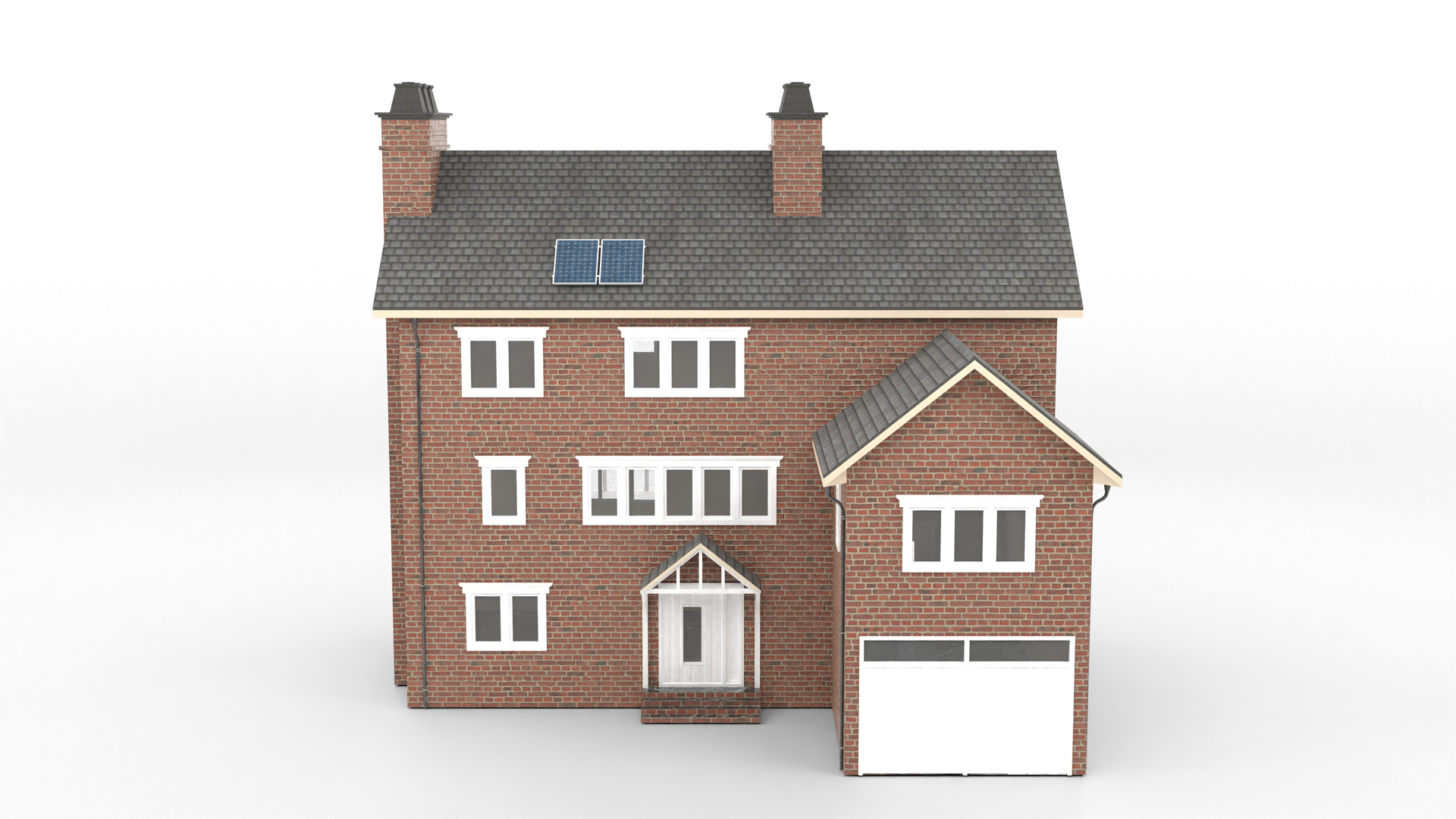 3D British House Design Collection - 12 Pieces - TurboSquid 2268929