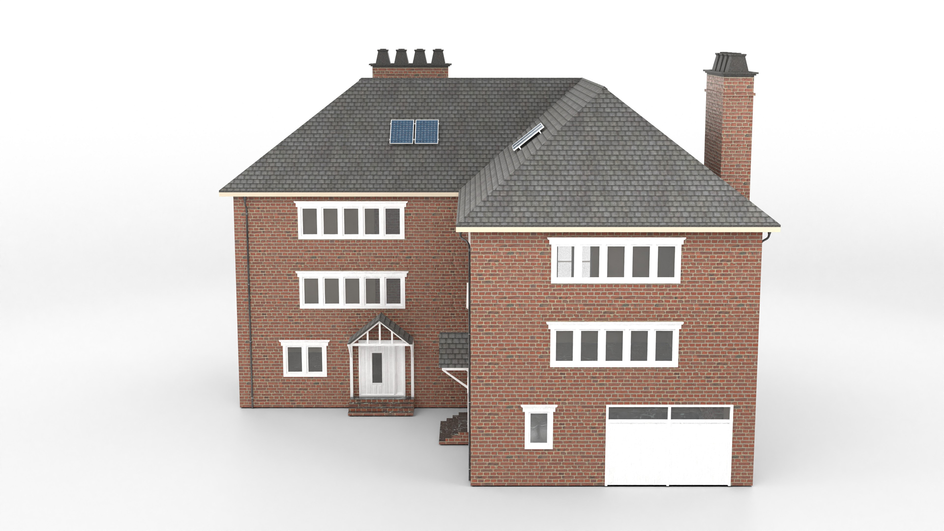 3D British House Design Collection - 12 Pieces - TurboSquid 2268929
