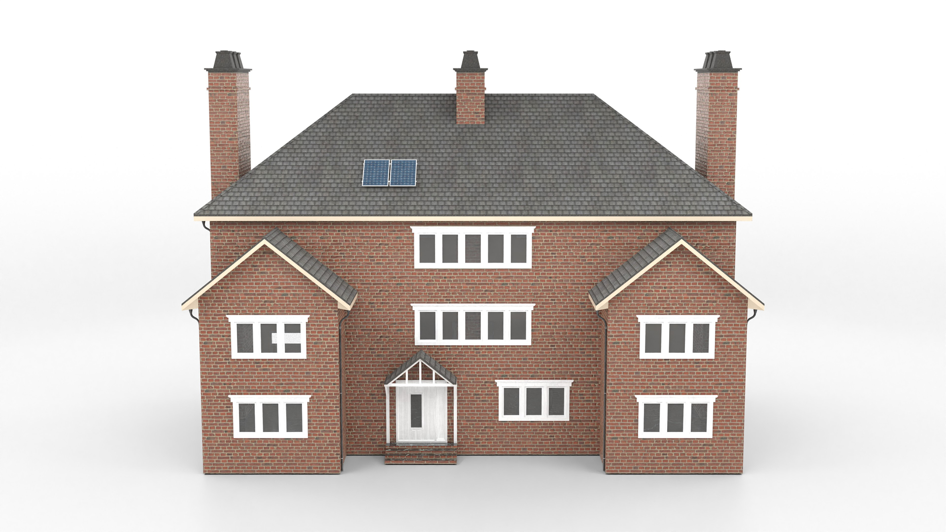3D British House Design Collection - 12 Pieces - TurboSquid 2268929