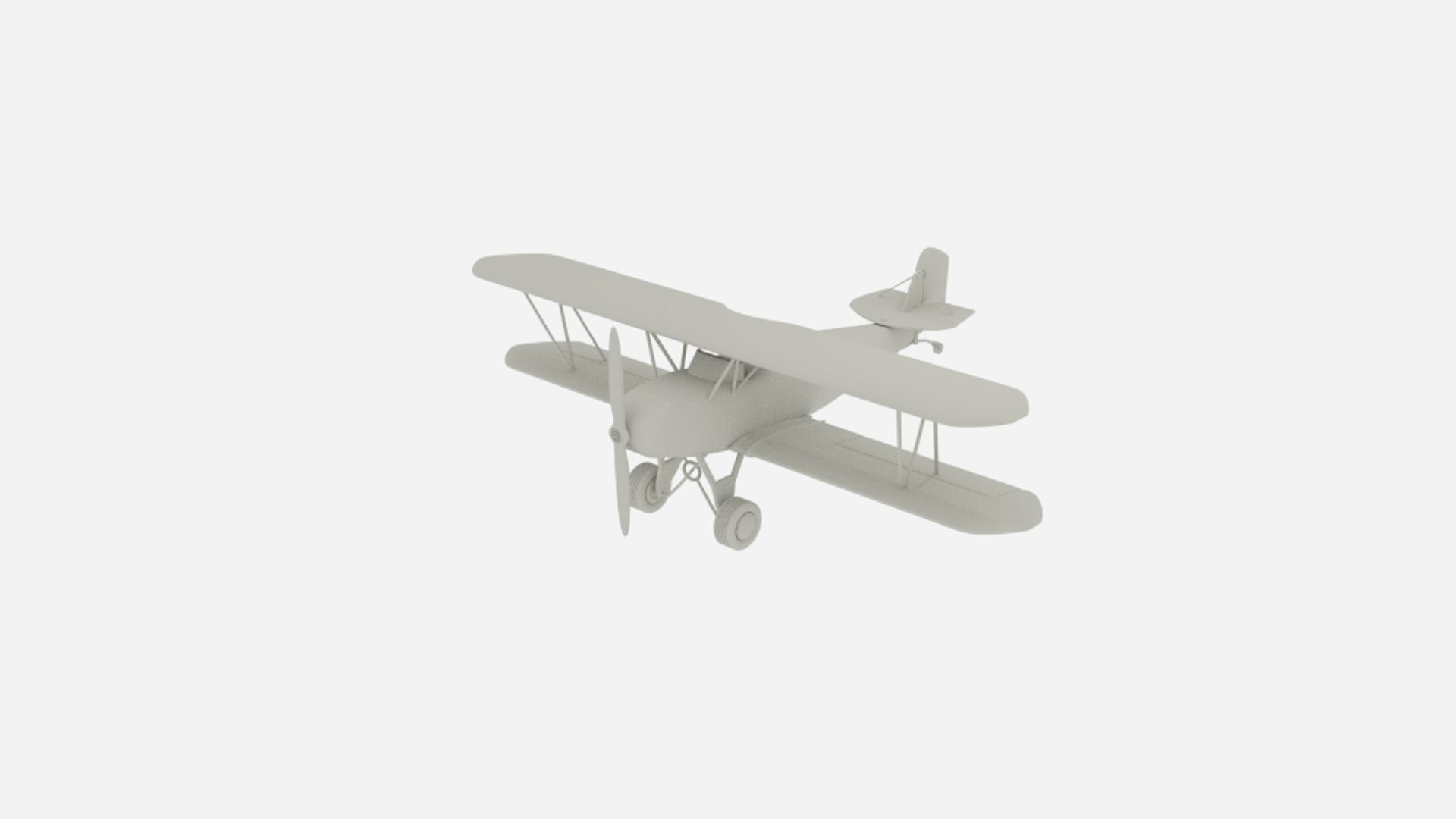 Consolidated 14 Fleet Biplane 3D Model | 1142335 | TurboSquid
