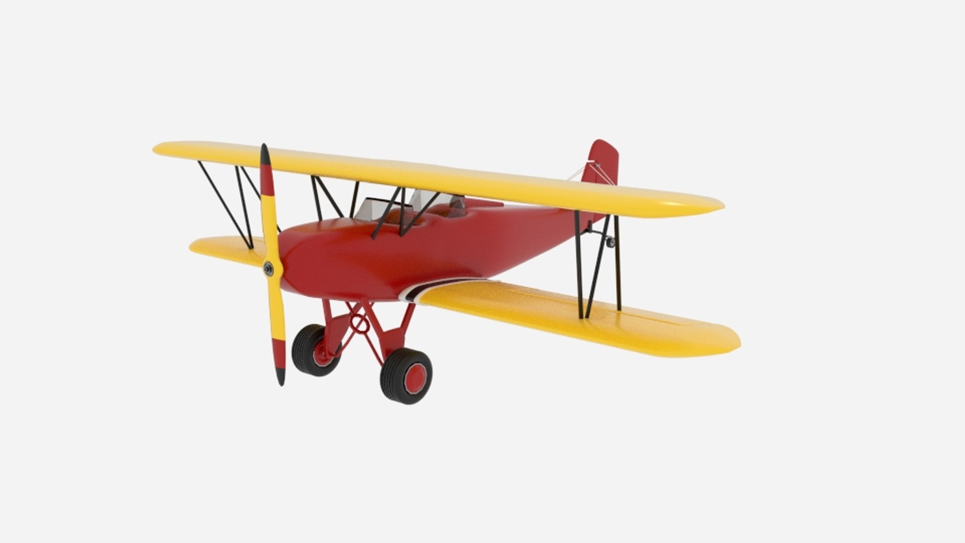 Consolidated 14 Fleet Biplane 3D Model | 1142335 | TurboSquid