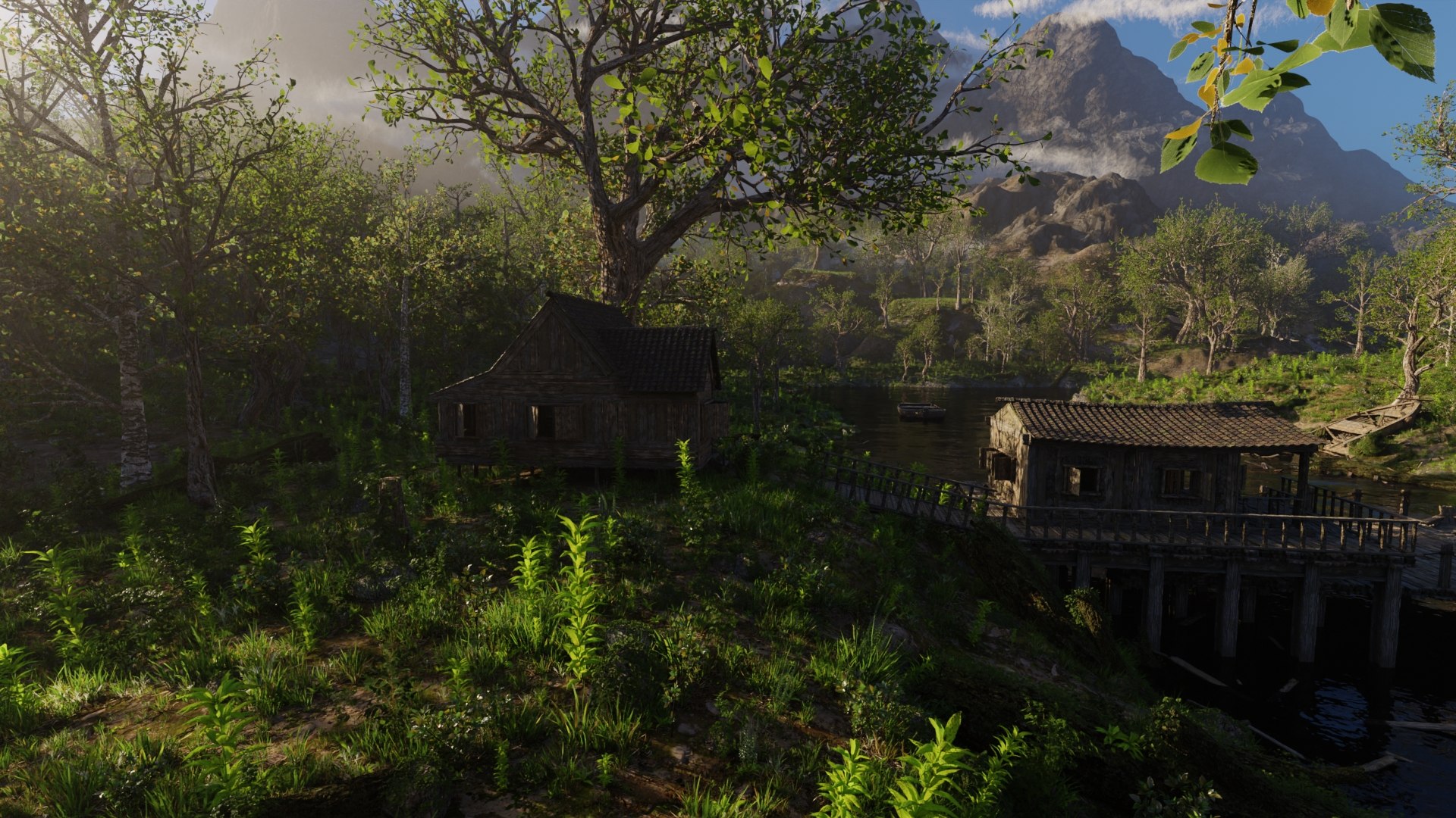 3D Jungle Dock Scene - TurboSquid 1839346