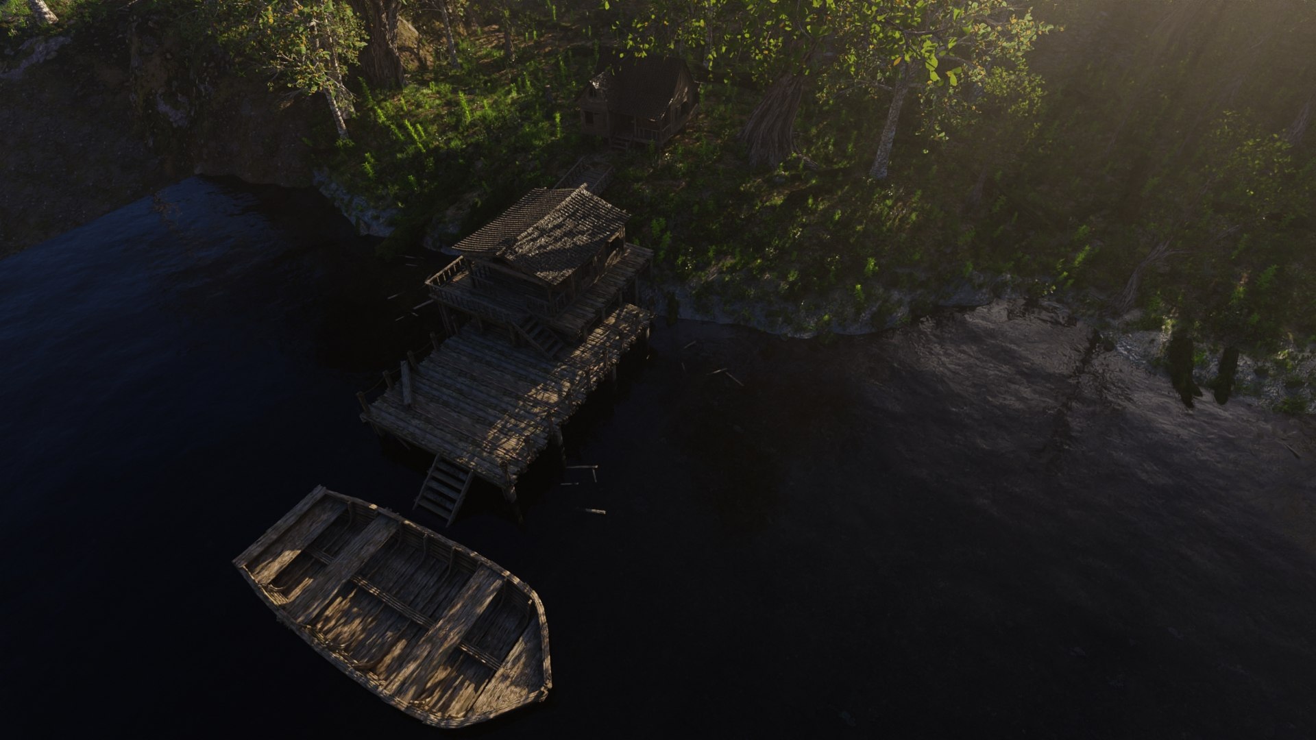 3D Jungle Dock Scene - TurboSquid 1839346