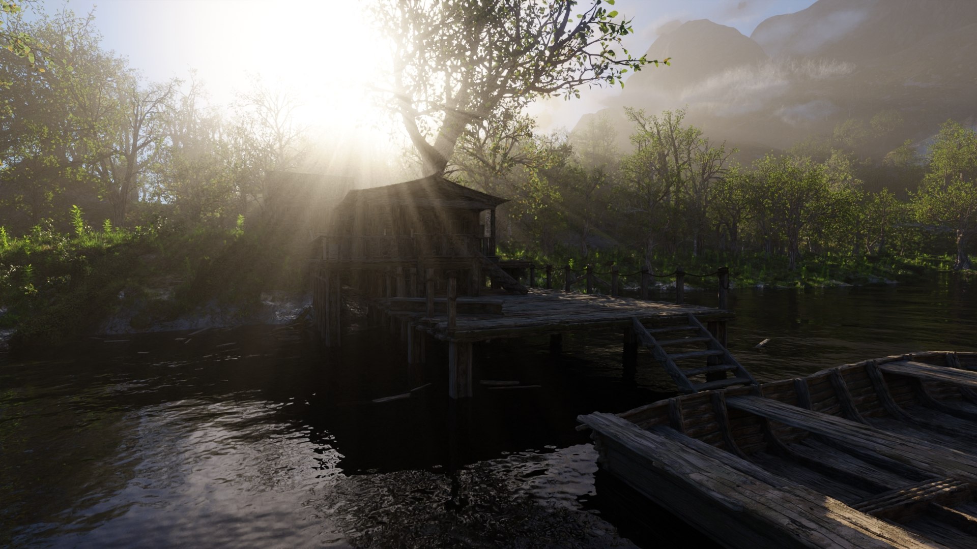 3D Jungle Dock Scene - TurboSquid 1839346