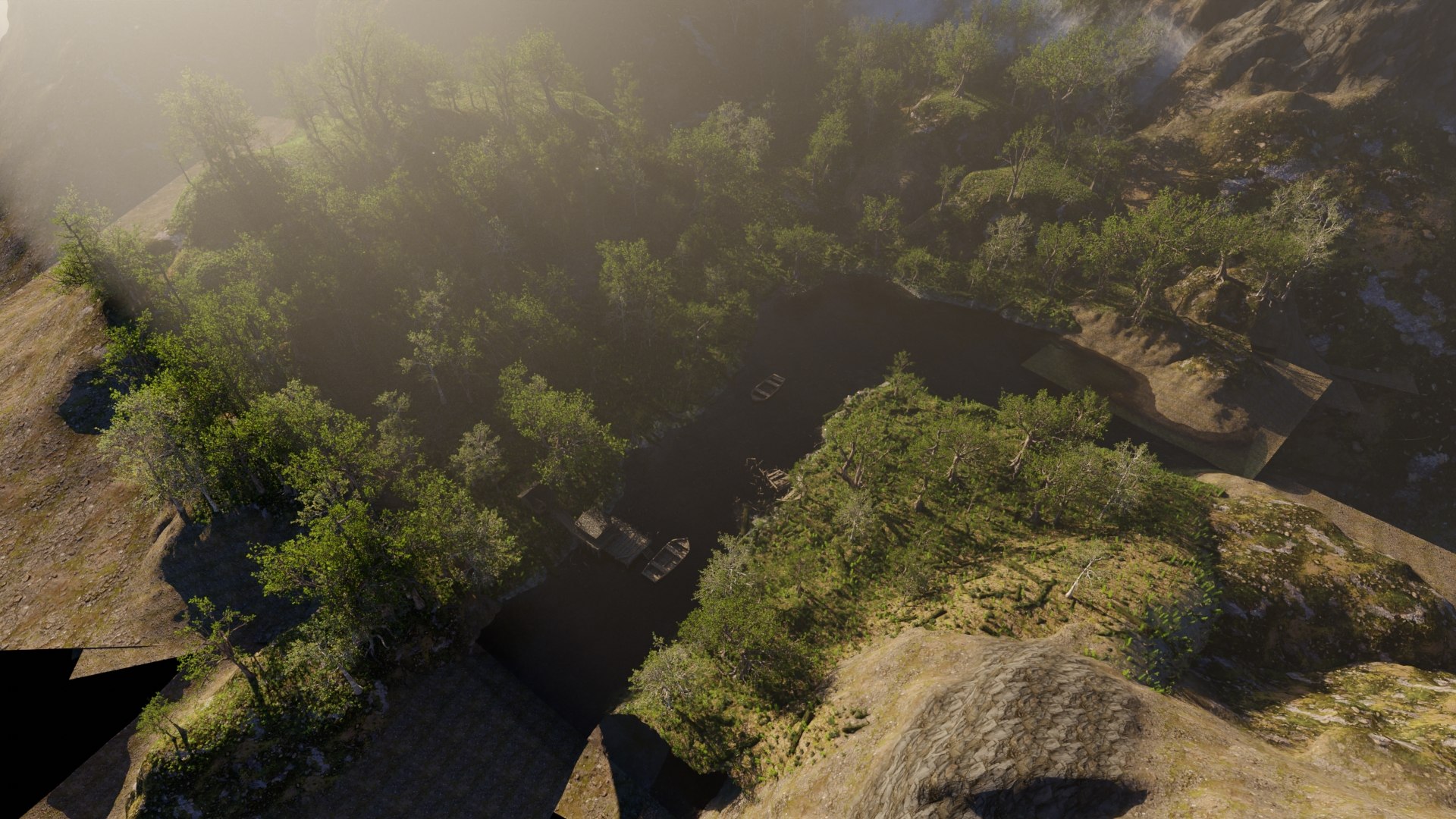 3D Jungle Dock Scene - TurboSquid 1839346
