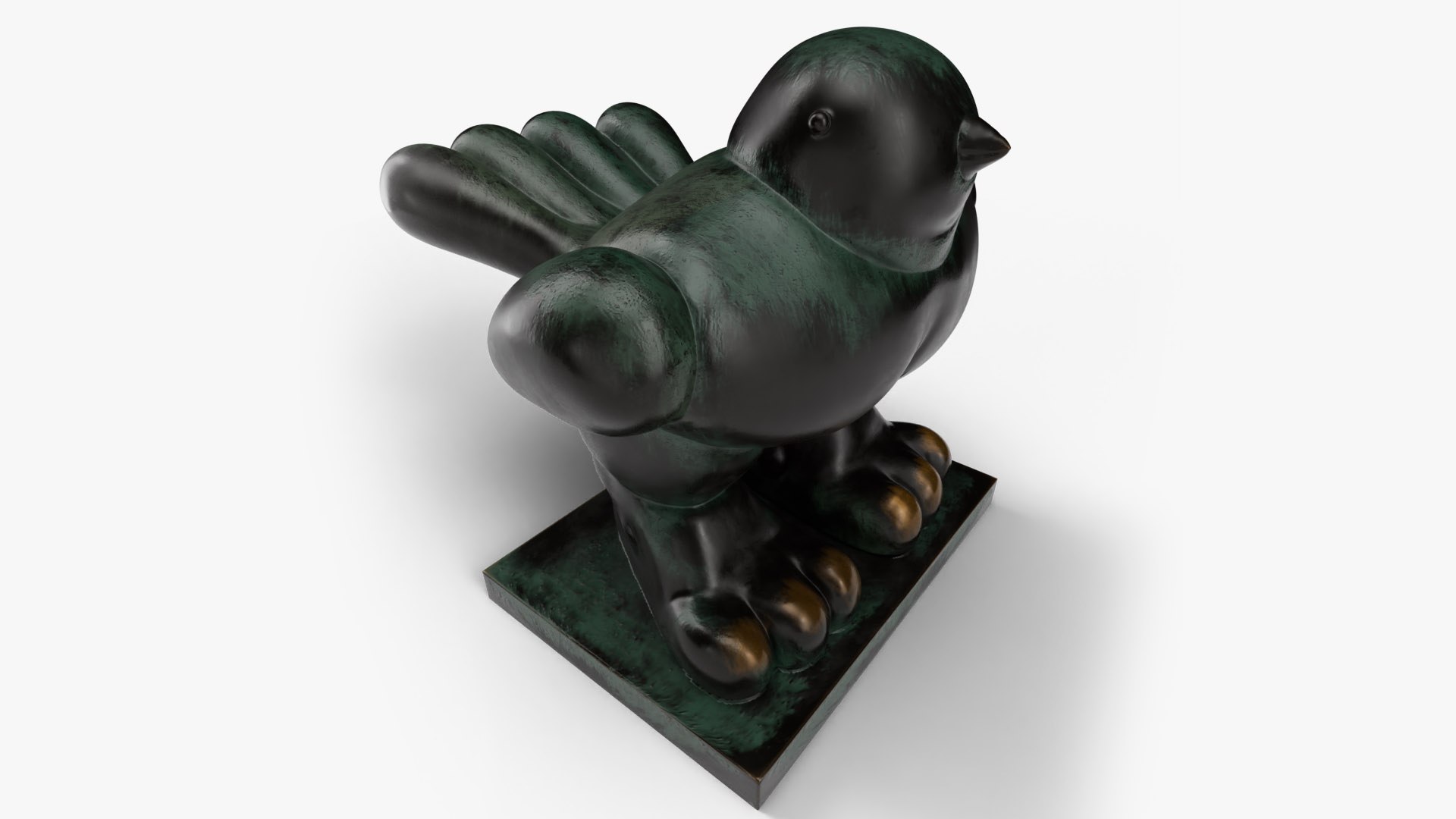 3D Model Botero Bird - TurboSquid 2270517