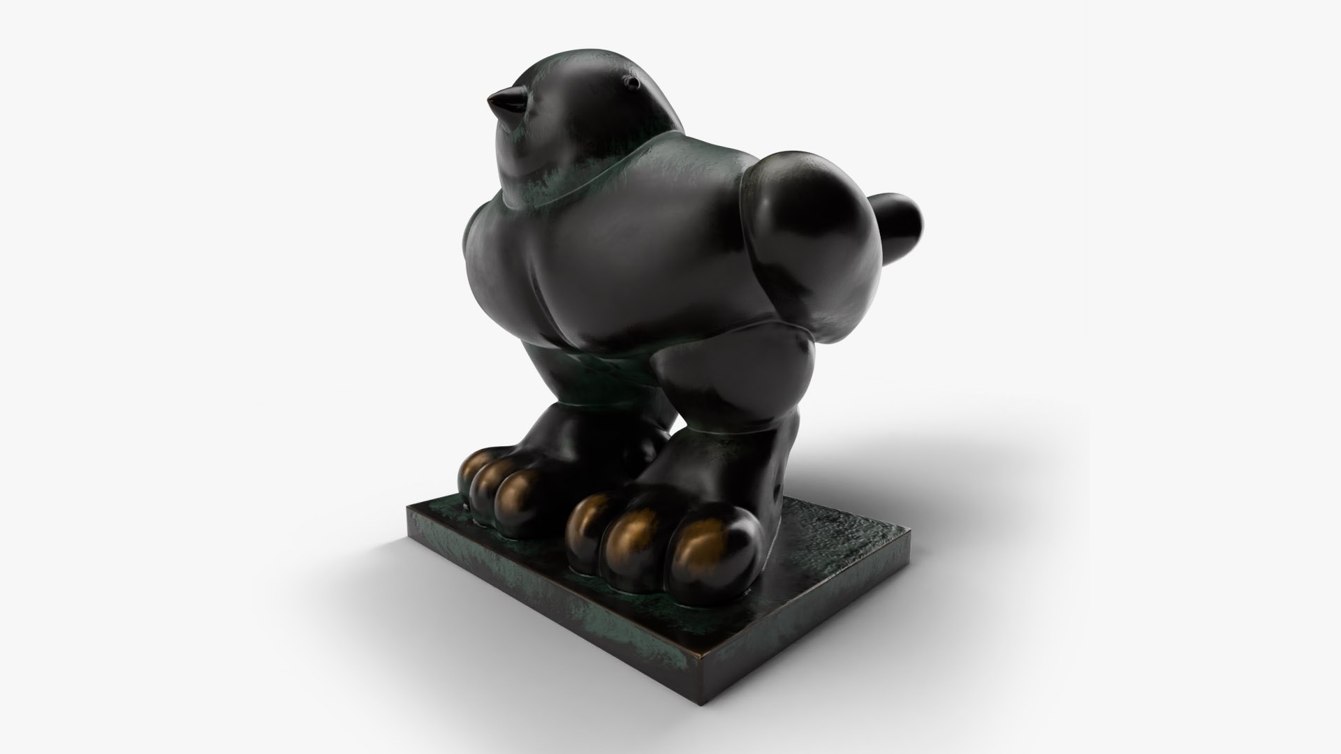 3D Model Botero Bird - TurboSquid 2270517