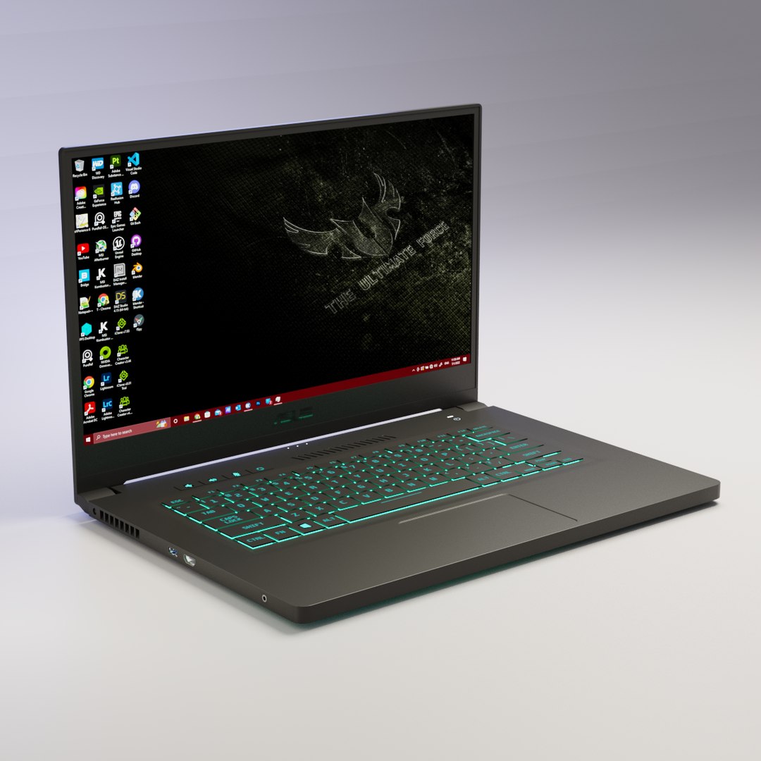 Asus Laptop 3D Model - TurboSquid 1937661