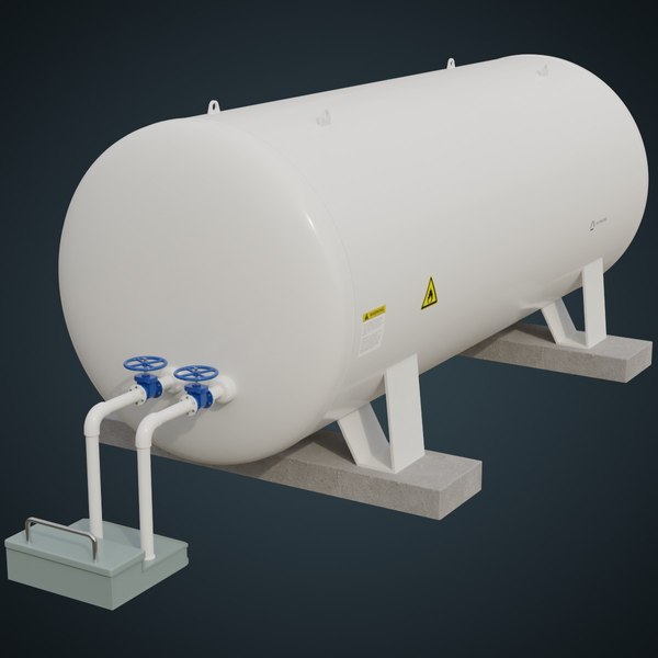 Industrial Gas Tank 6A 3D - TurboSquid 1730357