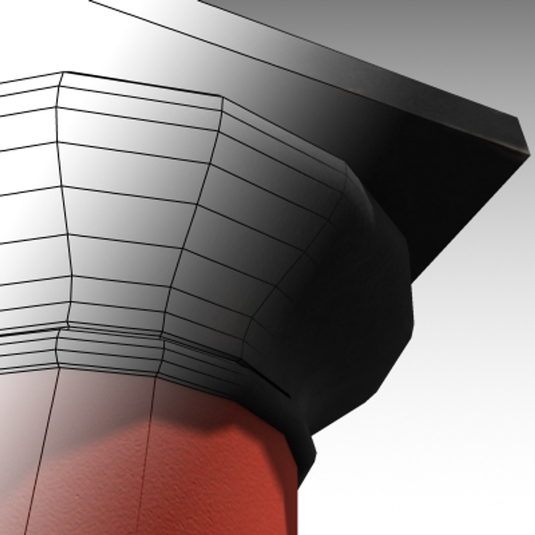 Ancient Minoan Columns 3d Obj