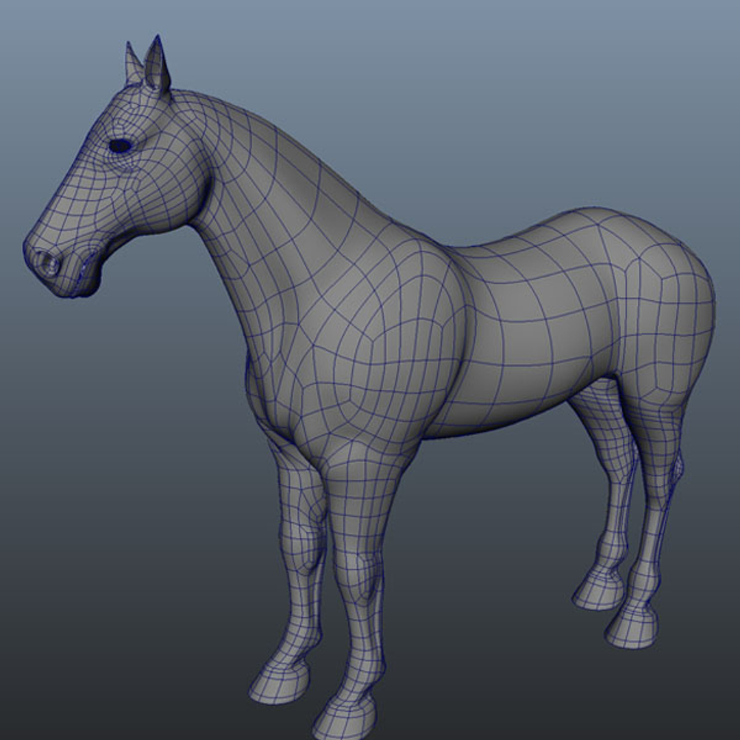 3d model horse