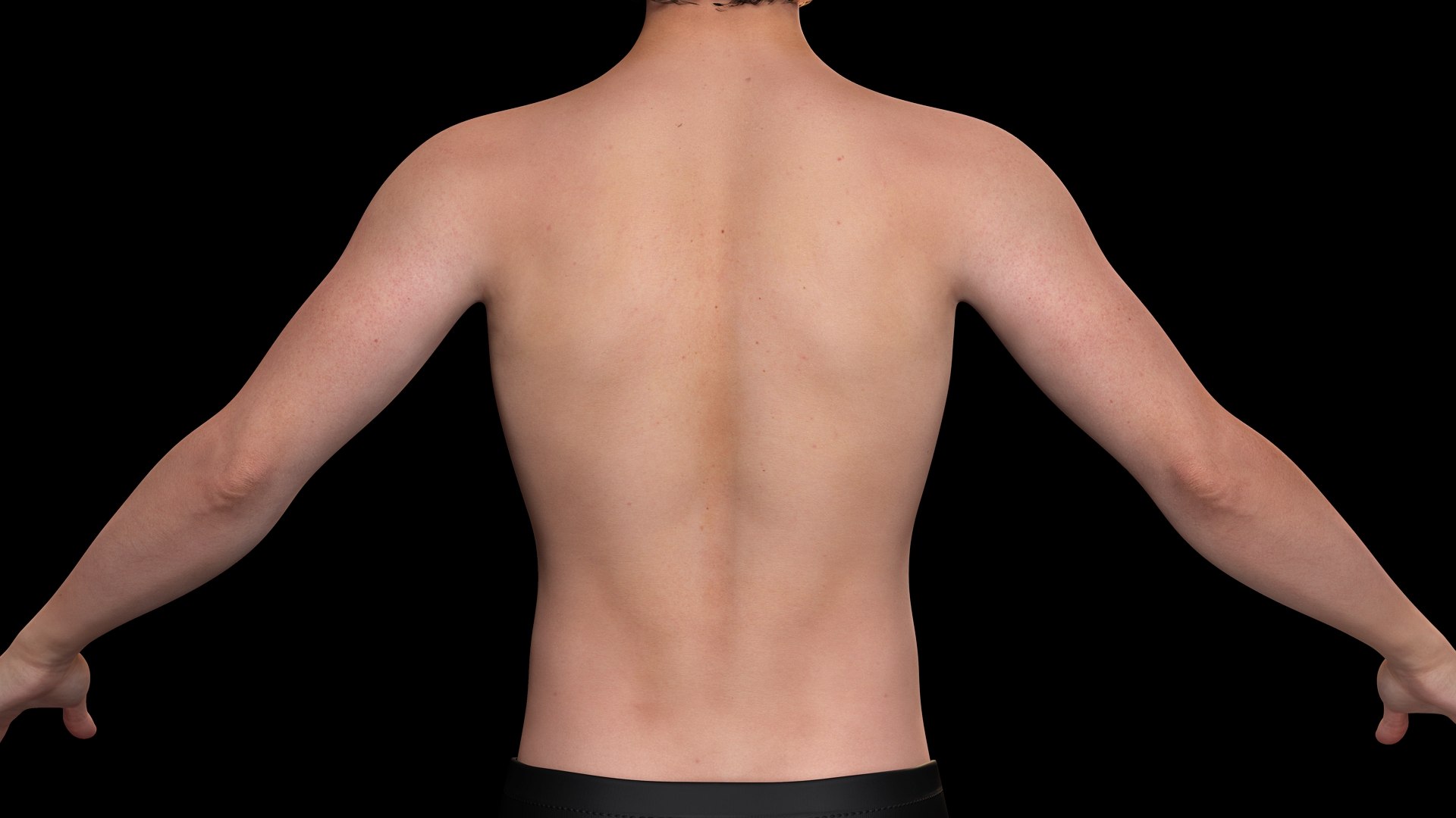 3D Model Realistic Male Body Perfect Base Shape - TurboSquid 2230098