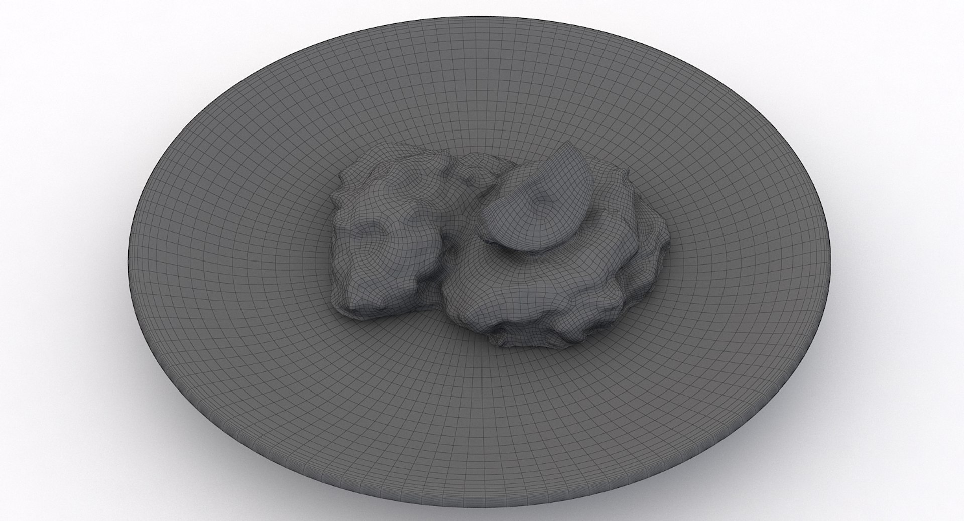 Lunch Plate 3D Model - TurboSquid 1403554