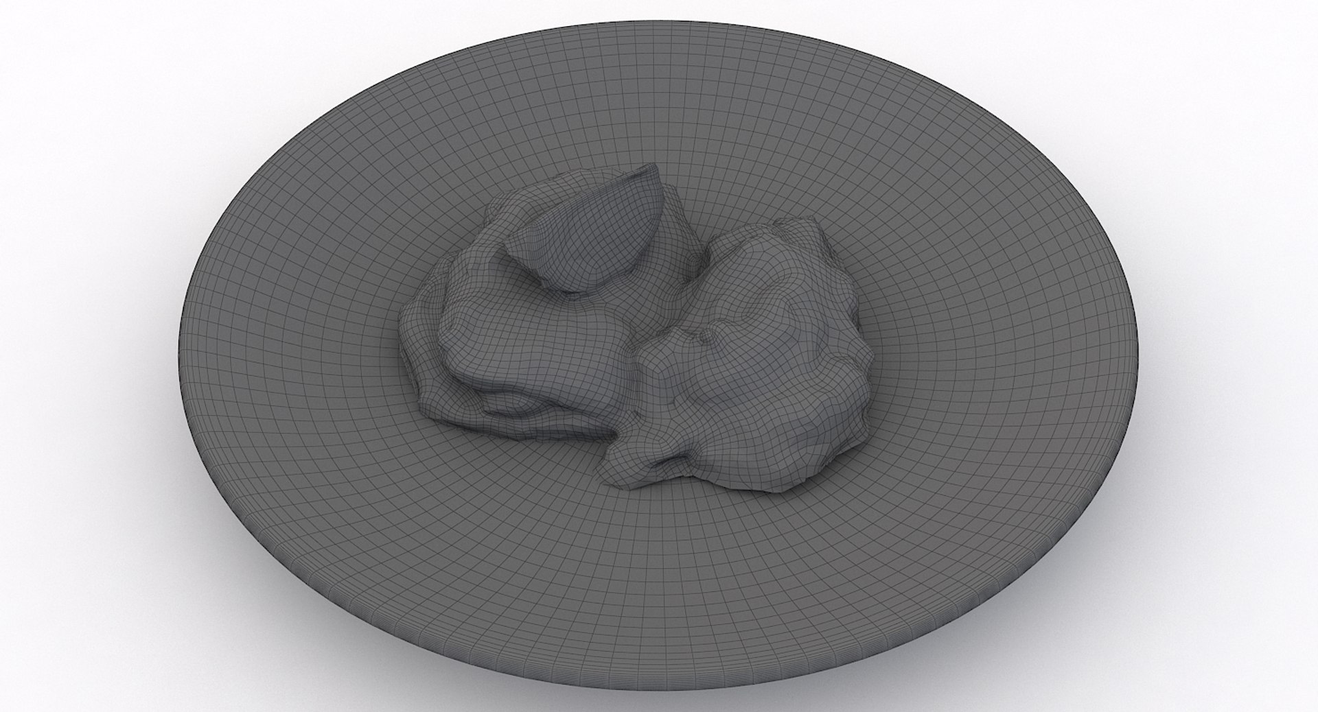 Lunch Plate 3D Model - TurboSquid 1403554