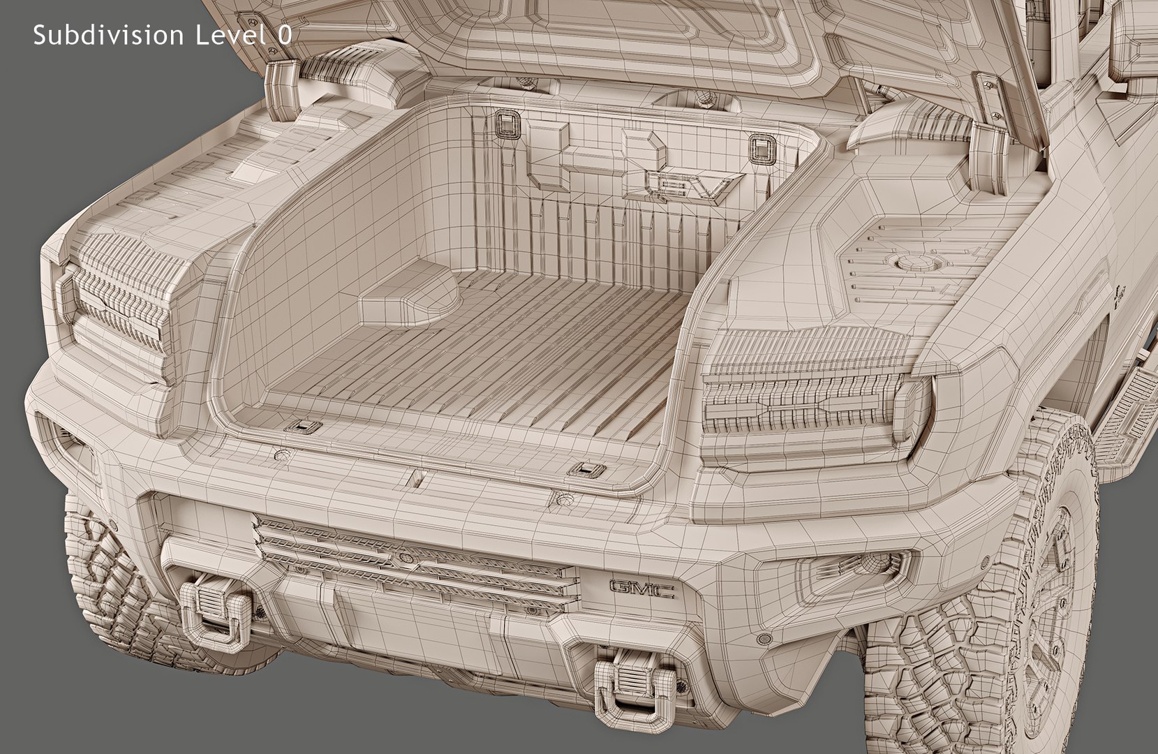2022 GMC Hummer EV 3D model - TurboSquid 1732659