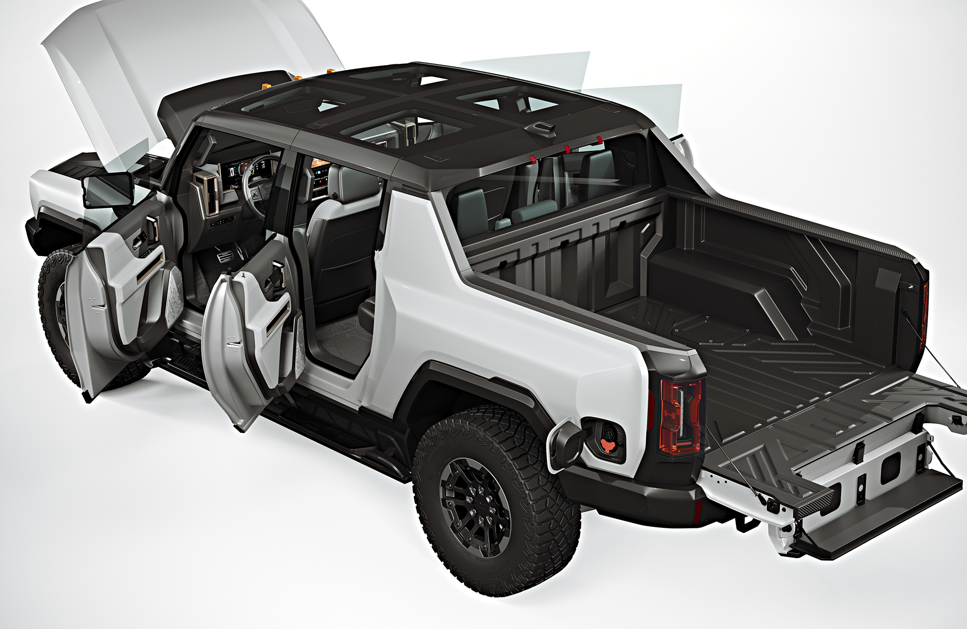 2022 GMC Hummer EV 3D model - TurboSquid 1732659