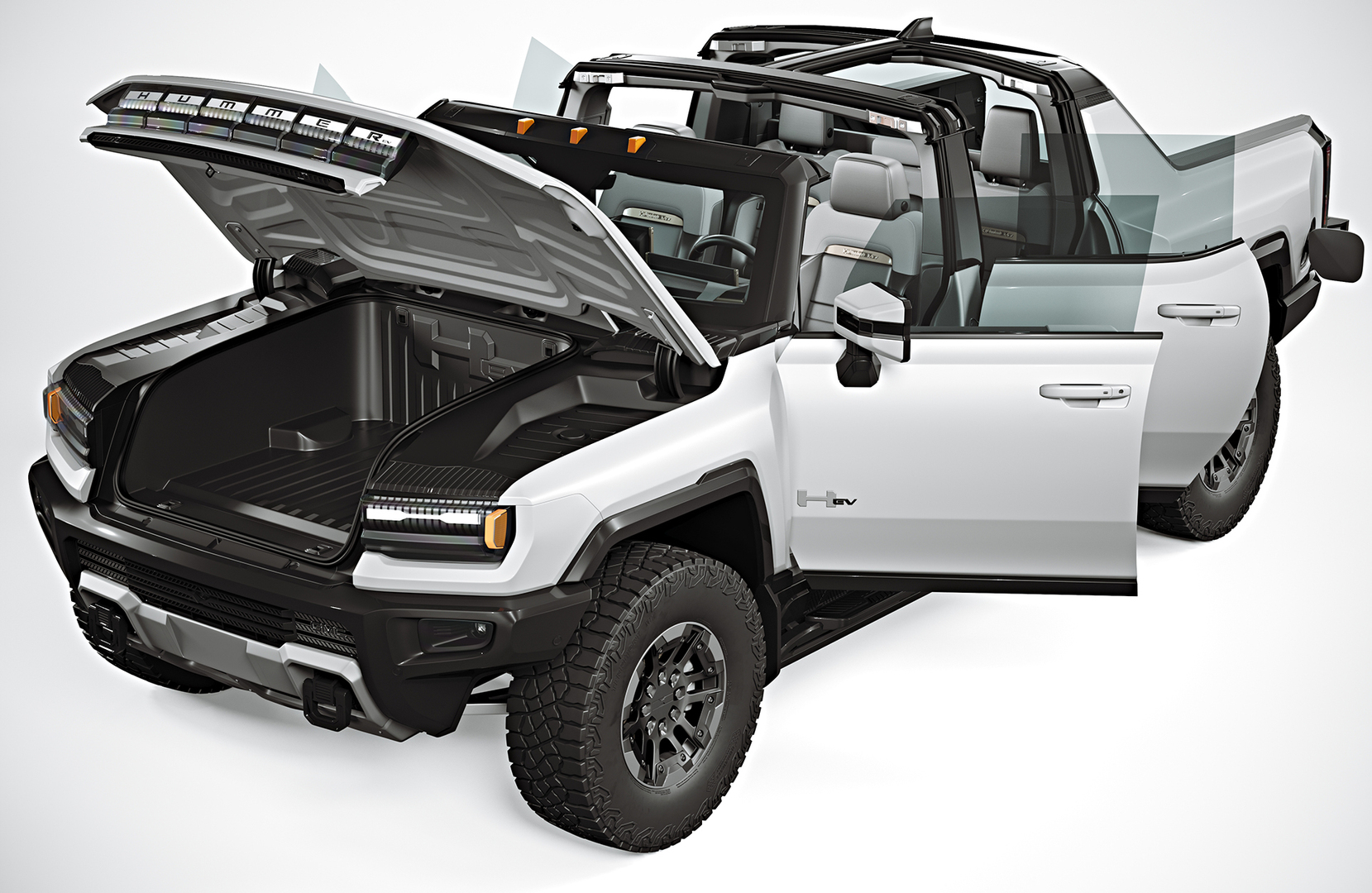 2022 GMC Hummer EV 3D model - TurboSquid 1732659