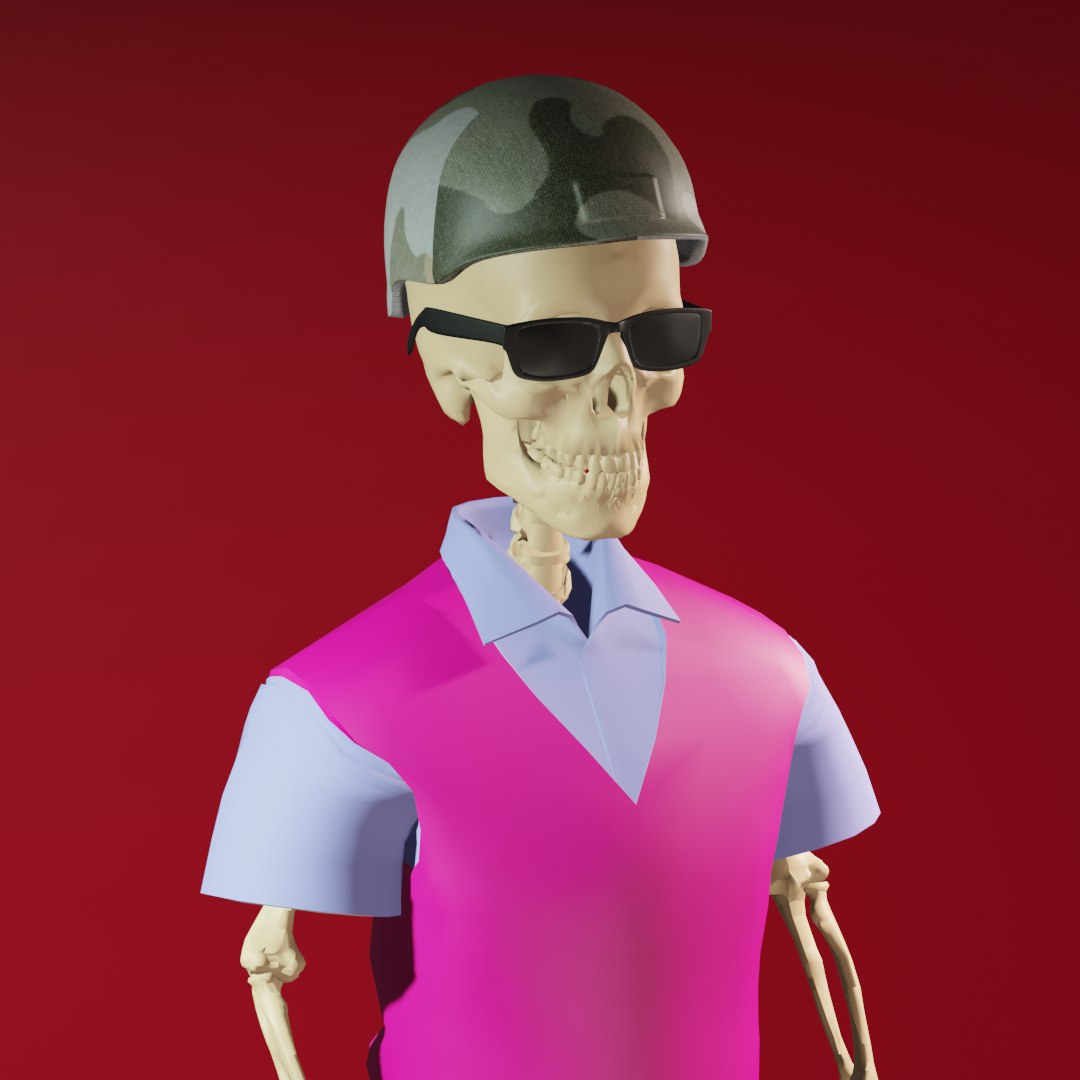 3D Model Skeleton - 3d NFT Characters II - TurboSquid 1881620