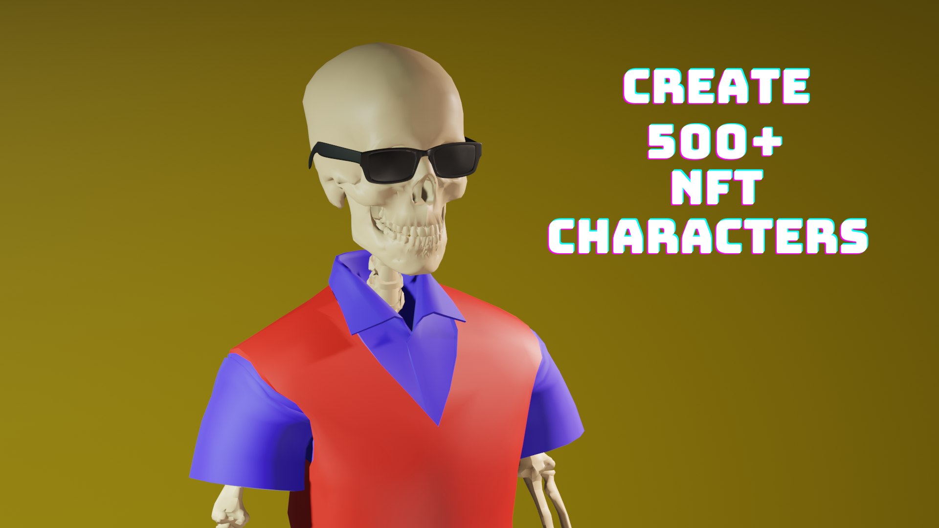 3D Model Skeleton - 3d NFT Characters II - TurboSquid 1881620