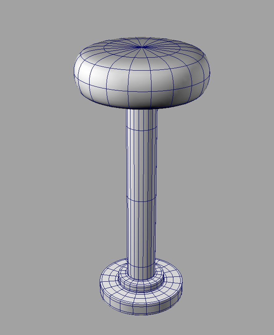 Free Bar Stool 3d Model