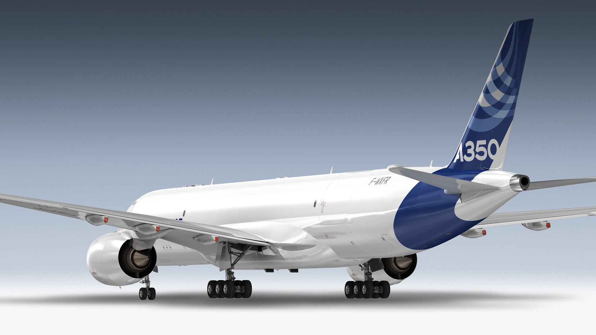 3D Airbus A350F Model - TurboSquid 2390837