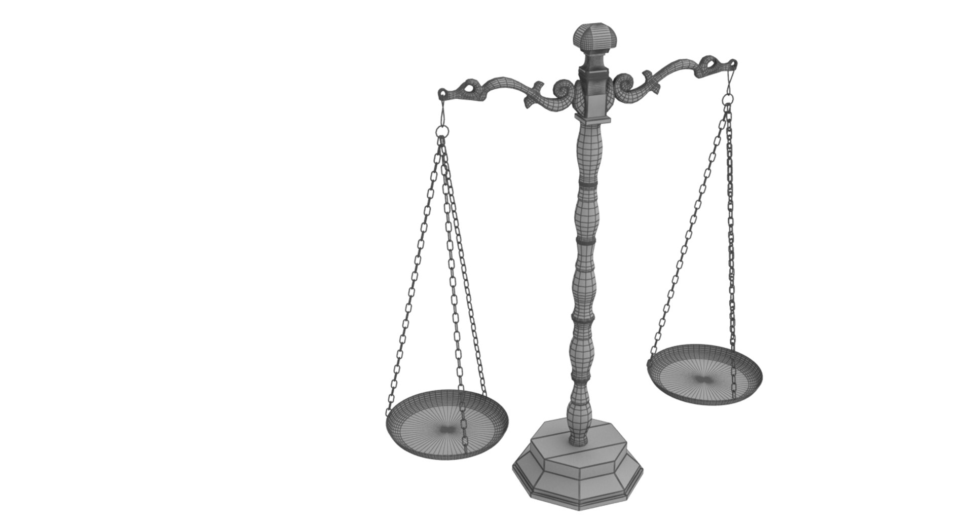 3D Scales Justice Model - TurboSquid 1370103