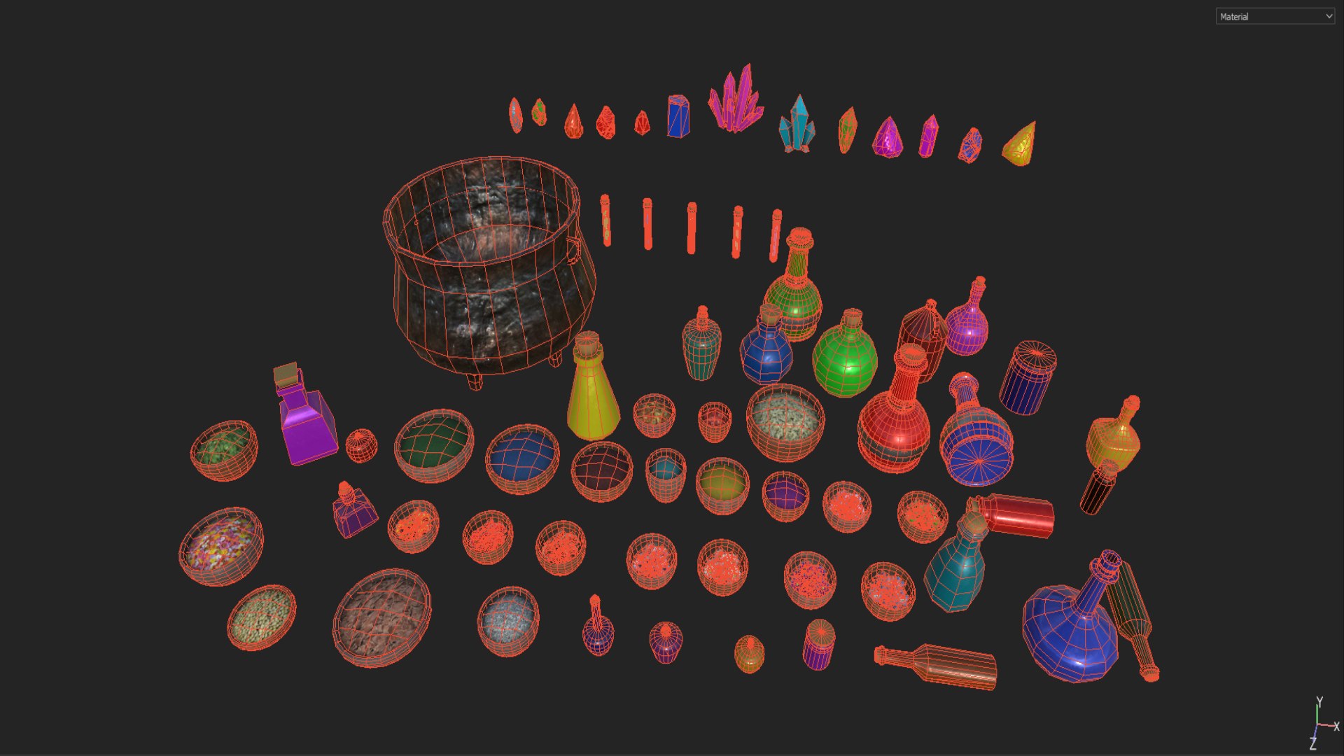 Alchemy Props Pack 3D model - TurboSquid 2099226