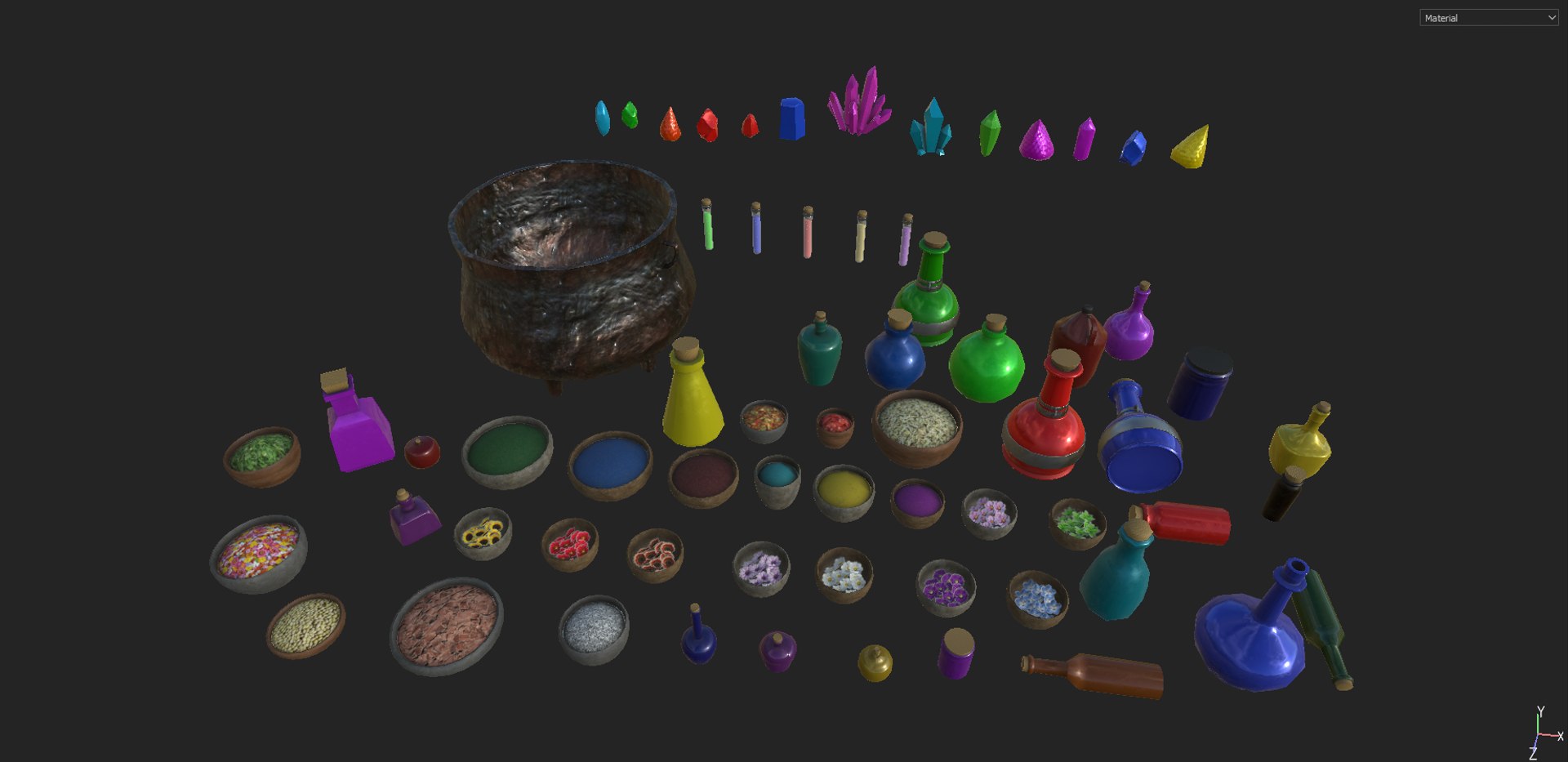 Alchemy Props Pack 3D model - TurboSquid 2099226