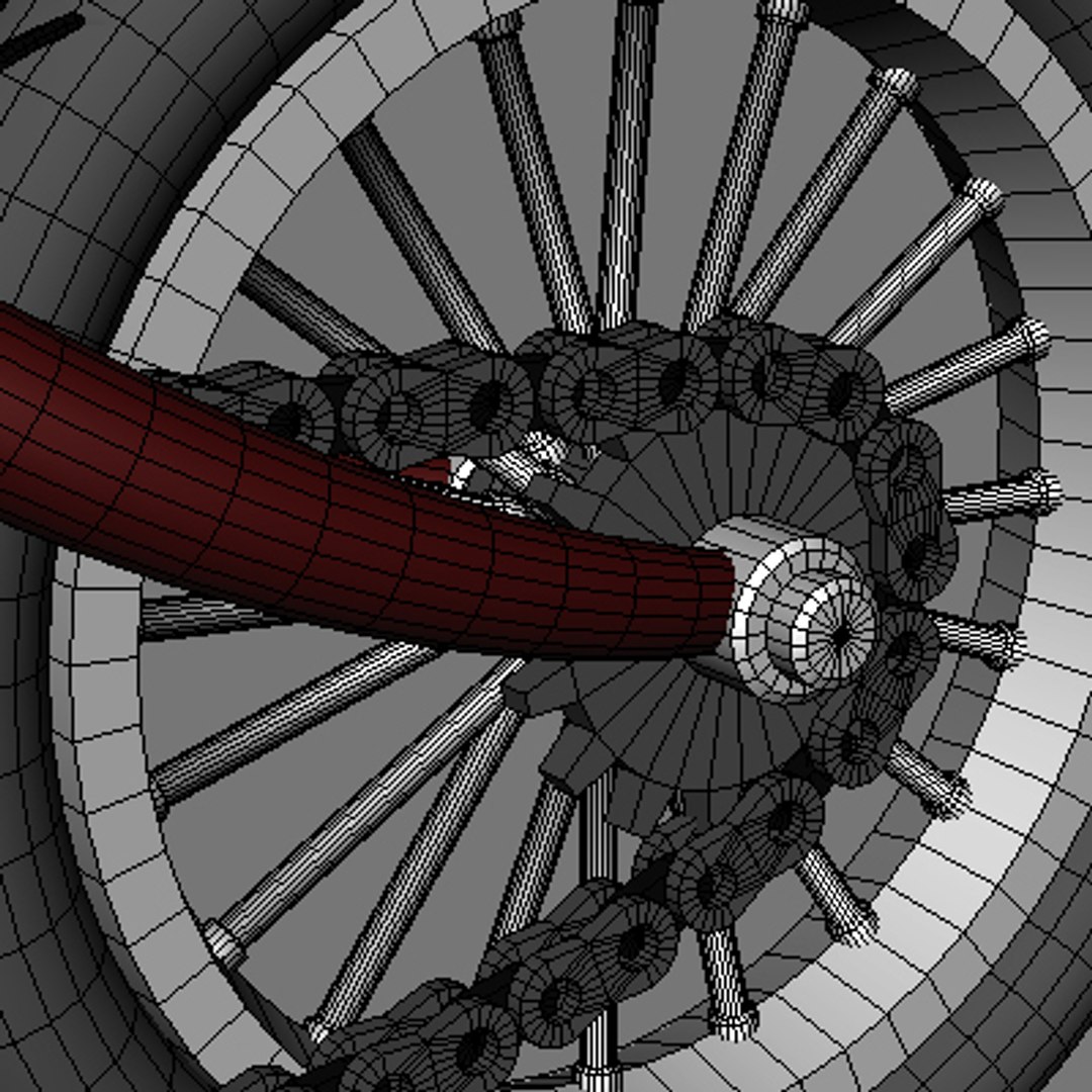 3d Bicycle Chain Model