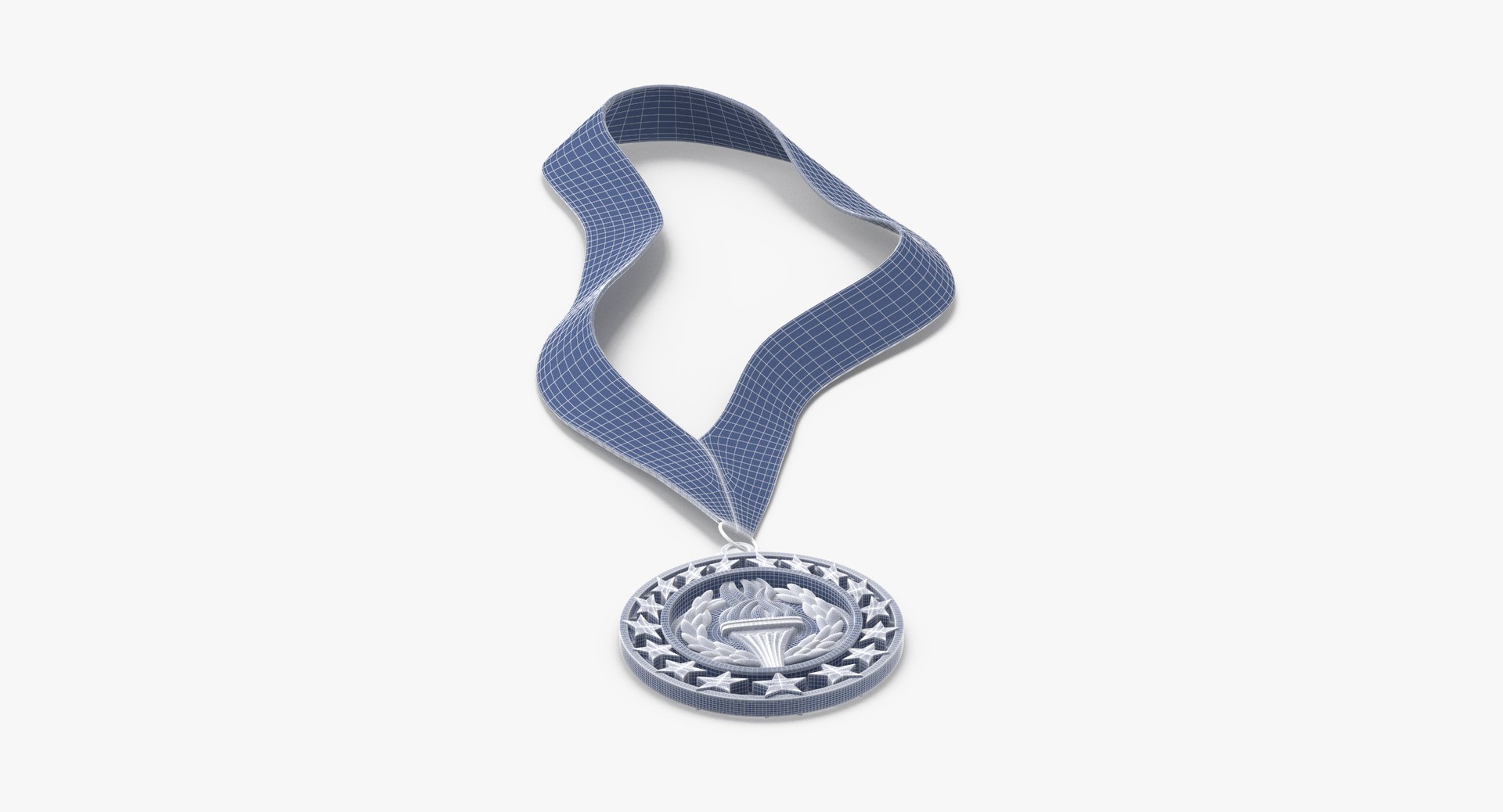 3D Olympic Style Medal Gold - TurboSquid 1198839