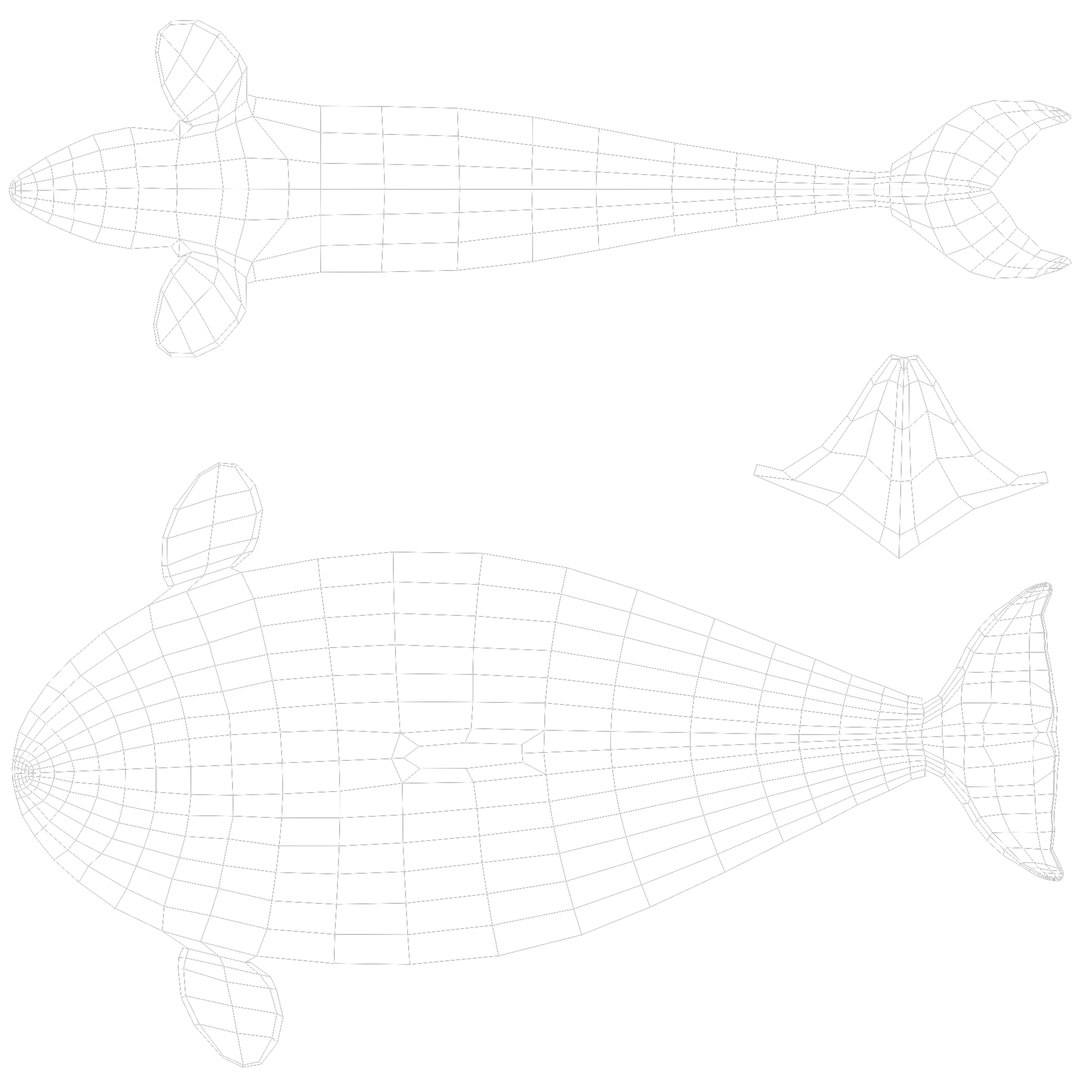 Low Poly Orca 3D Model - TurboSquid 2093627