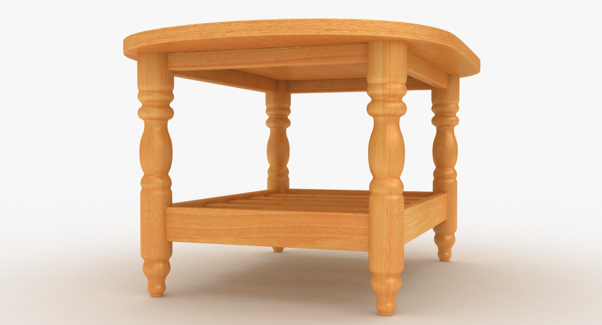 3D Model Wooden Teapoy Table 01 - TurboSquid 1331638