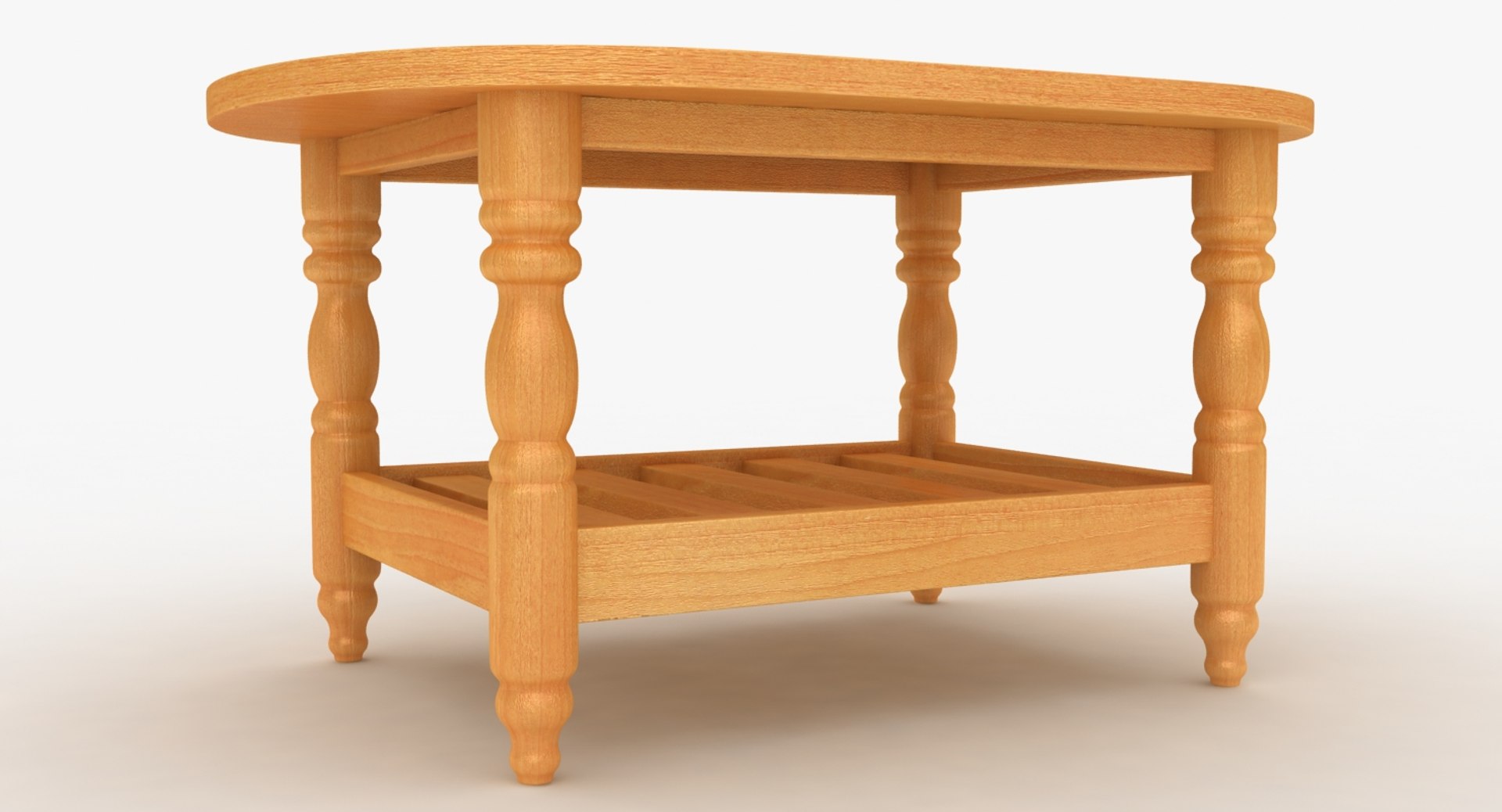 3D Model Wooden Teapoy Table 01 - TurboSquid 1331638