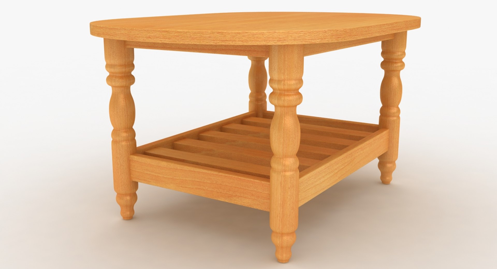 3D Model Wooden Teapoy Table 01 - TurboSquid 1331638