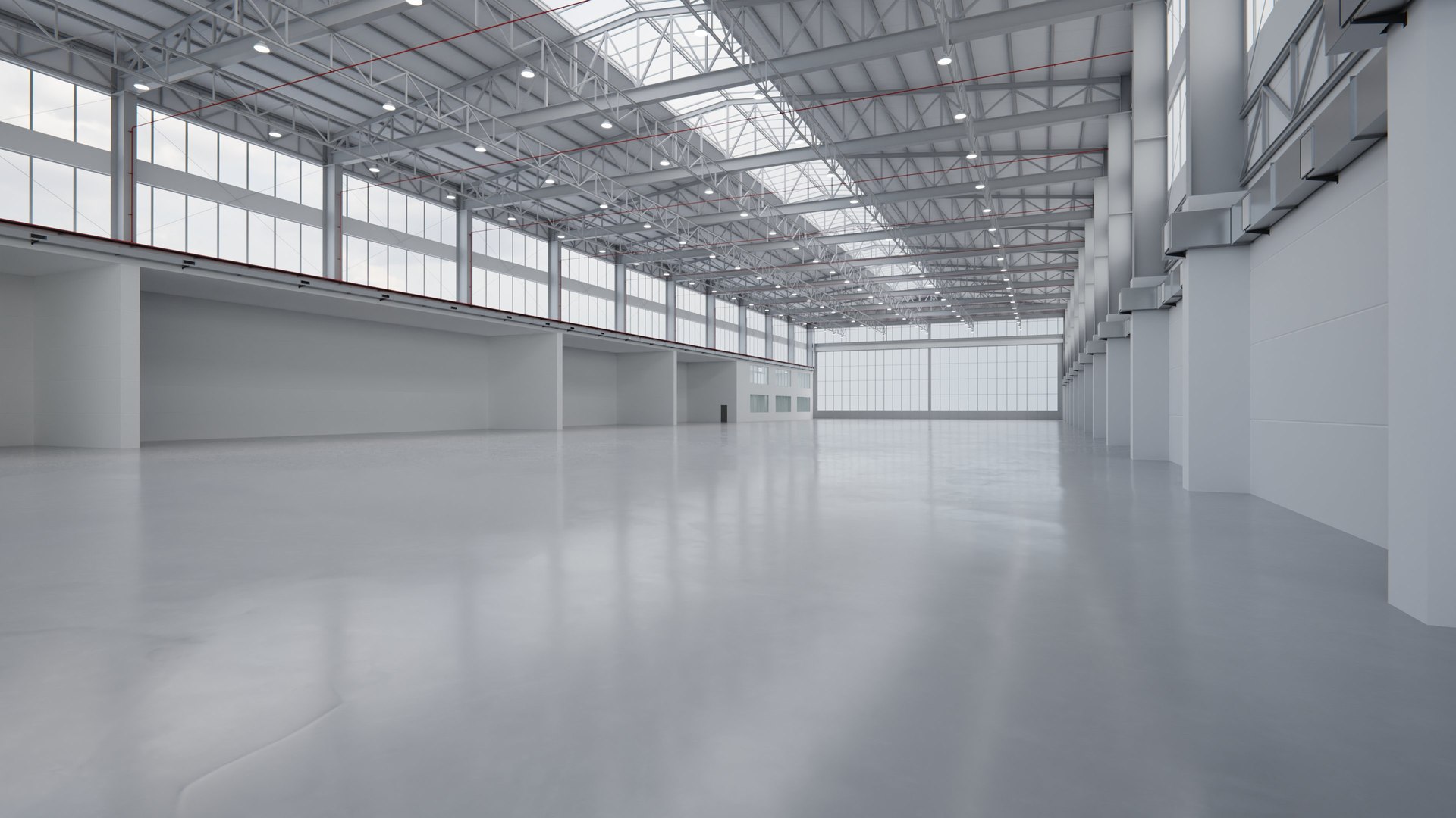 Airplane Hangar Interior 14 - BLEND 322 3D - TurboSquid 2095122