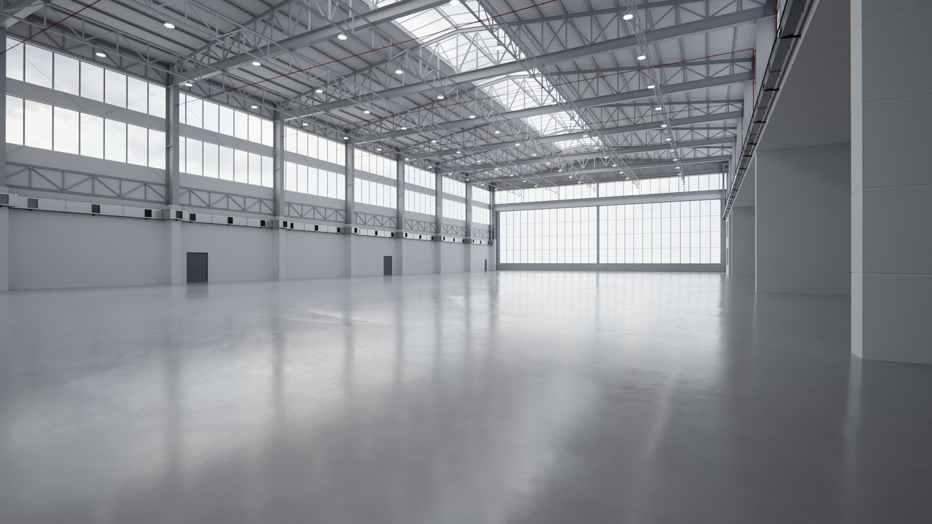 Airplane Hangar Interior 14 - BLEND 322 3D - TurboSquid 2095122