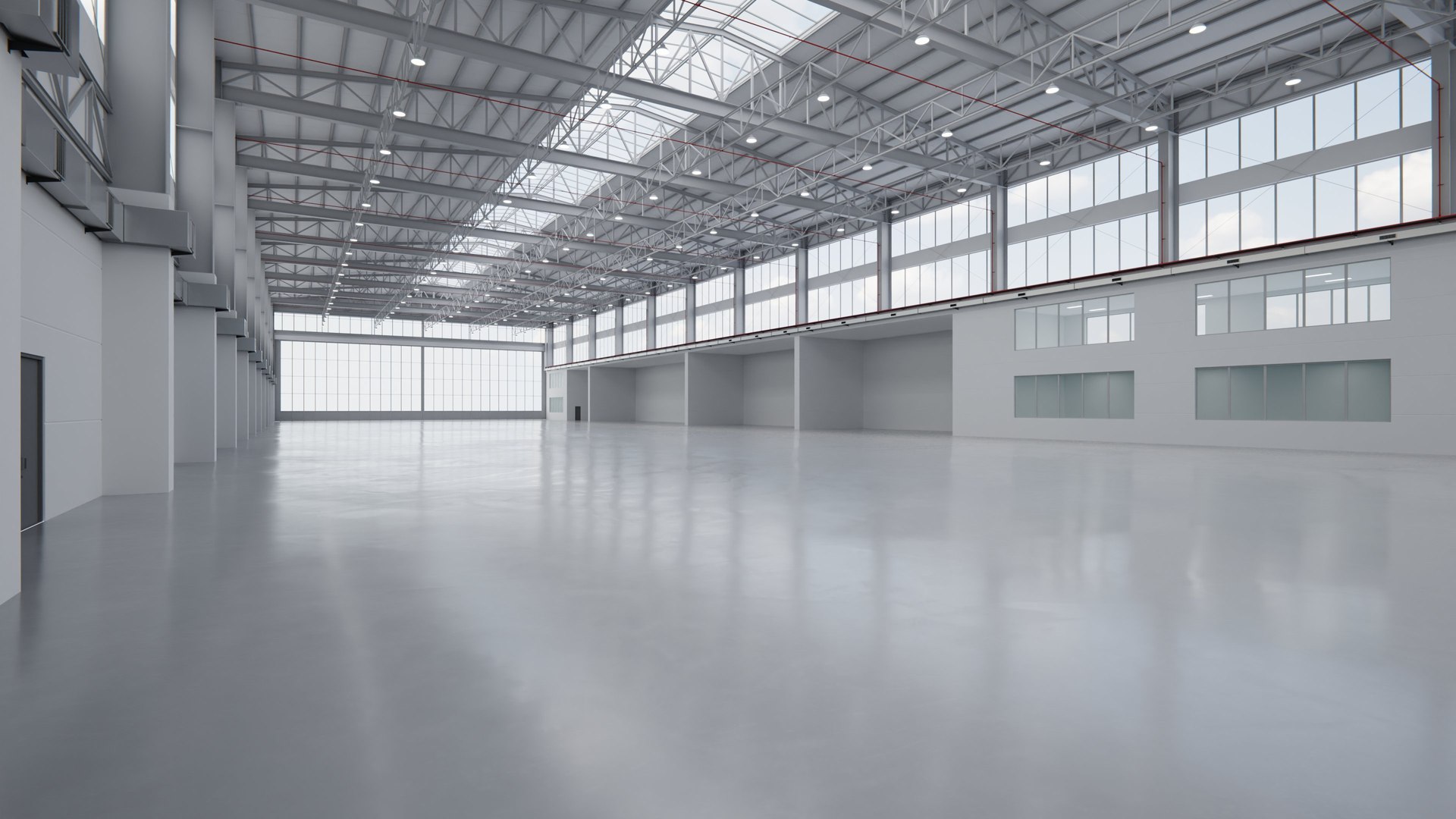 Airplane Hangar Interior 14 - BLEND 322 3D - TurboSquid 2095122