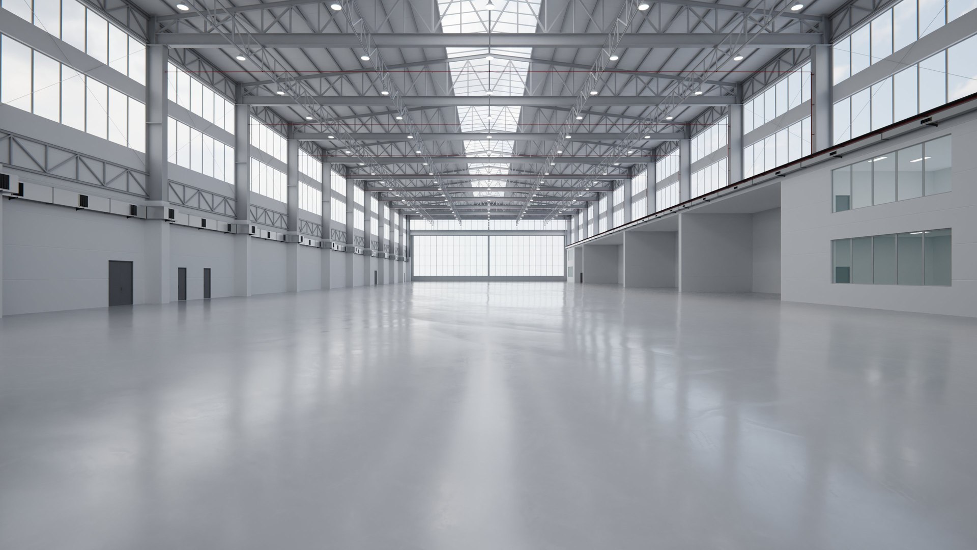 Airplane Hangar Interior 14 - BLEND 322 3D - TurboSquid 2095122
