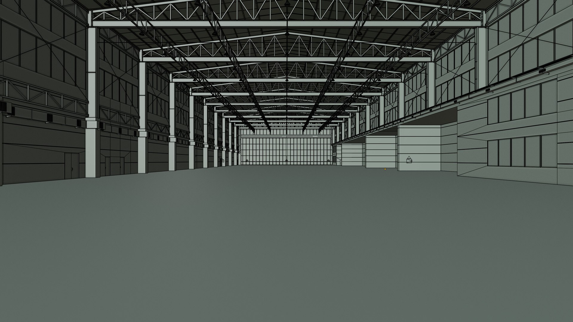 Airplane Hangar Interior 14 - BLEND 322 3D - TurboSquid 2095122