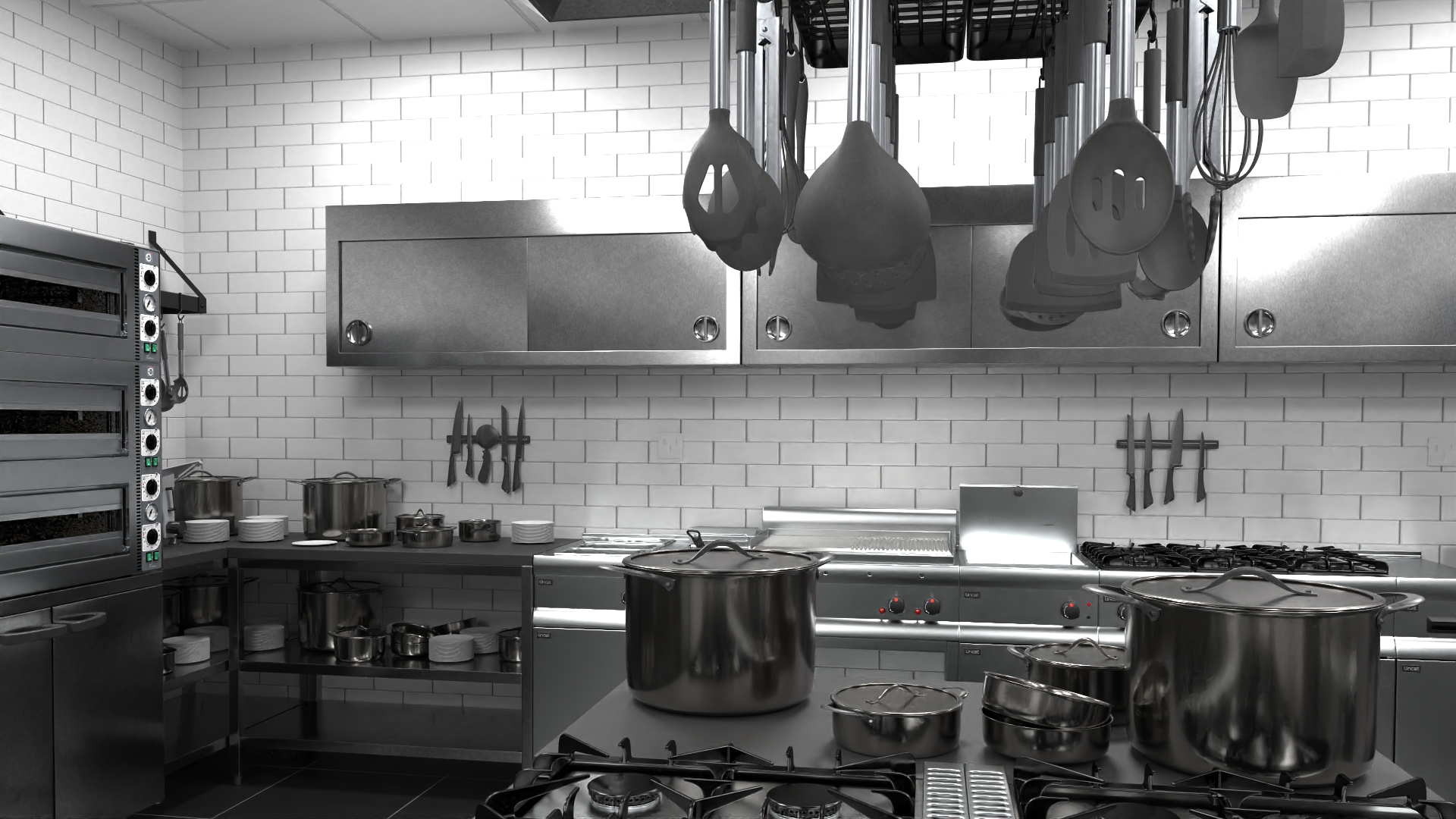 3D Commercial Restaurant Kitchen - TurboSquid 2309984