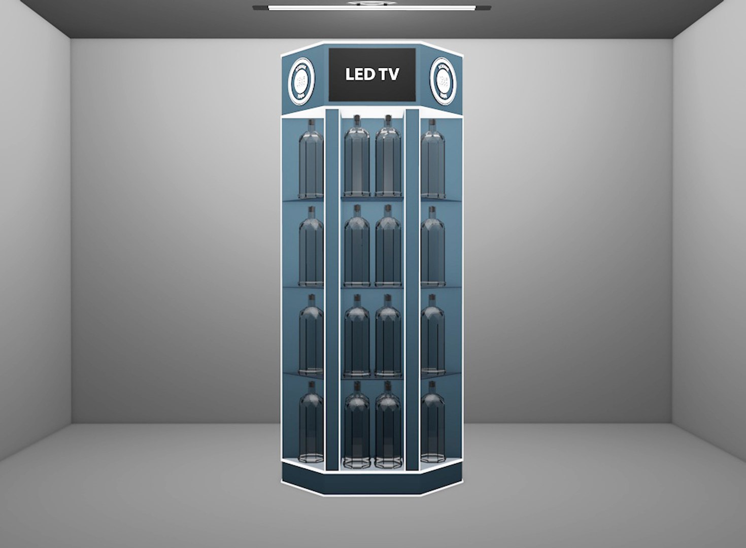 3d Alcohol Stand Model