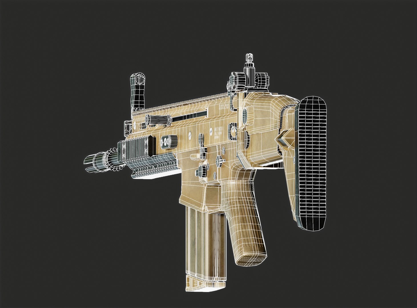 SCAR-H 3D Model - TurboSquid 2029731