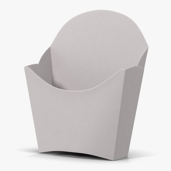 french fry box generic 3d c4d