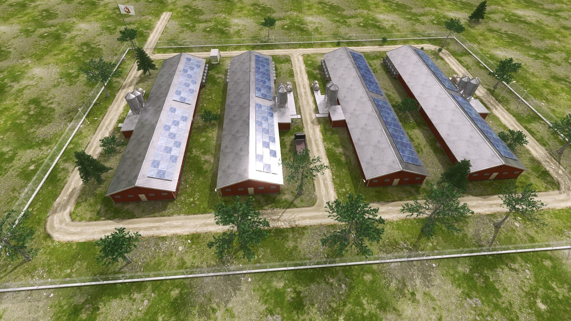 Big Chicken Farm Scane 3D model - TurboSquid 1896370