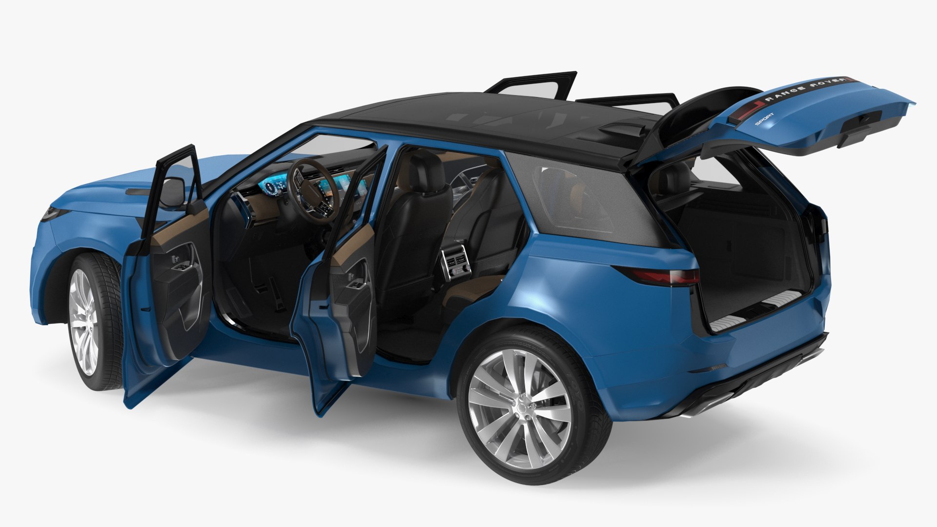 3D Rigged Range Rover Landrovers Collection model - TurboSquid 2123686