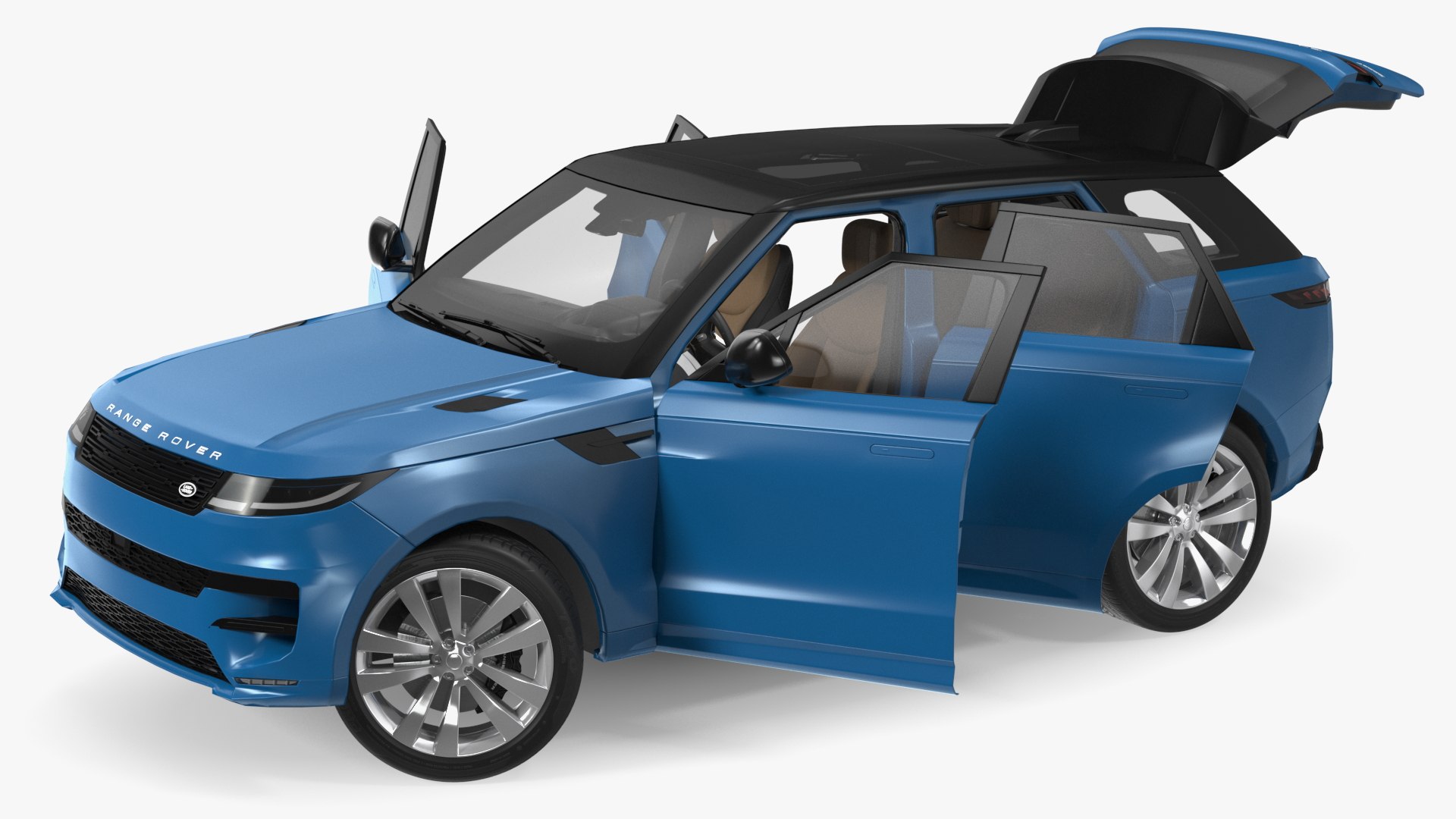 3D Rigged Range Rover Landrovers Collection model - TurboSquid 2123686