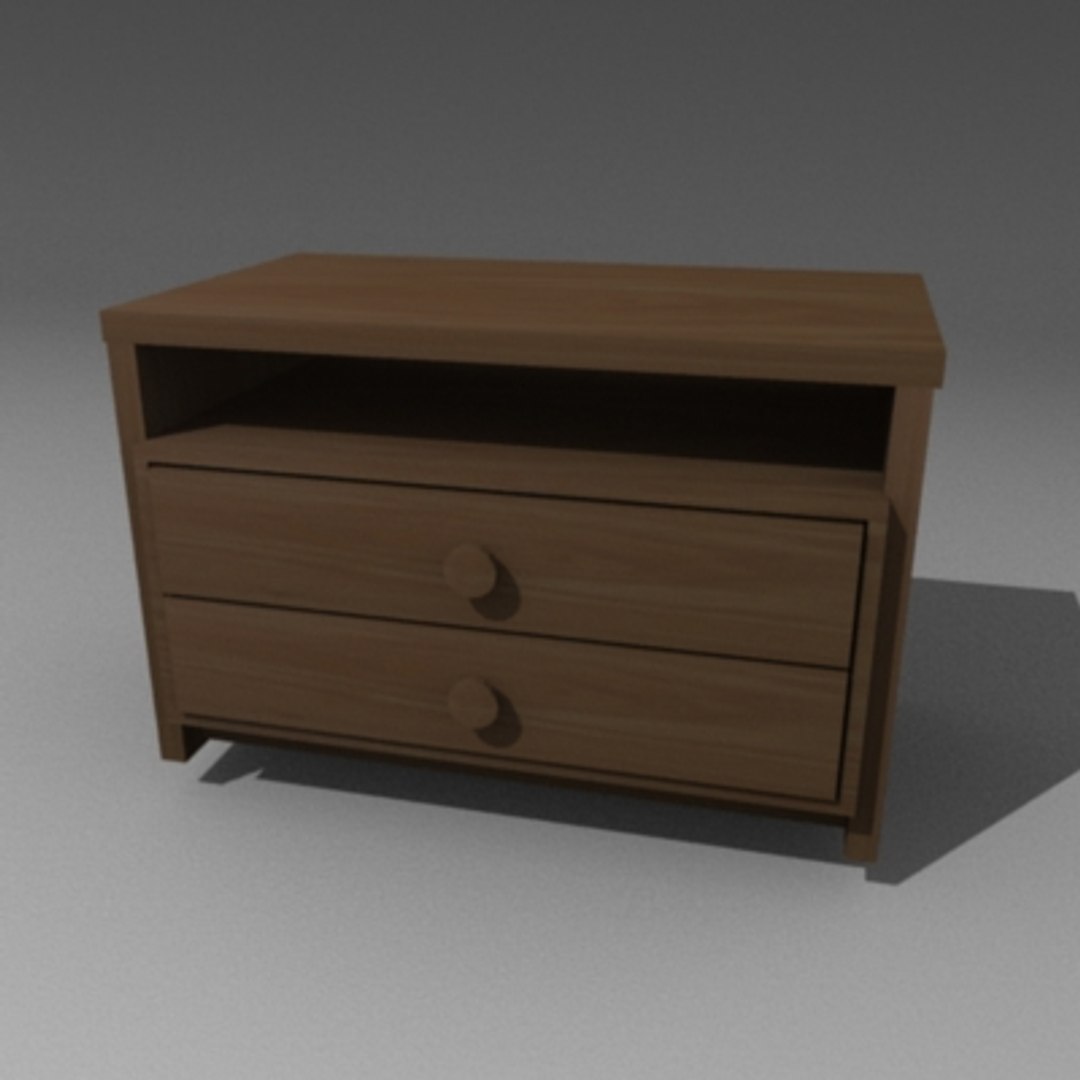 3d model drawer cabinet