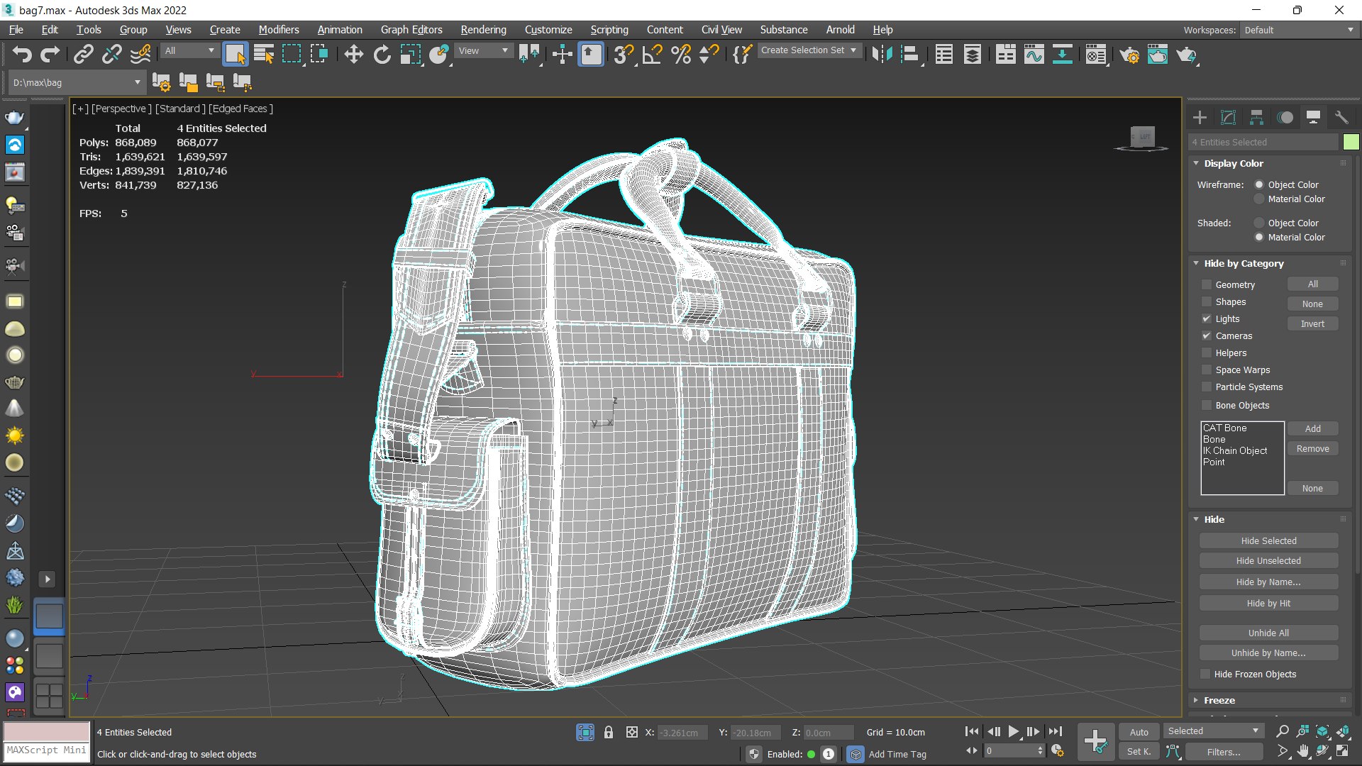 3D Model BAG - TurboSquid 1950632
